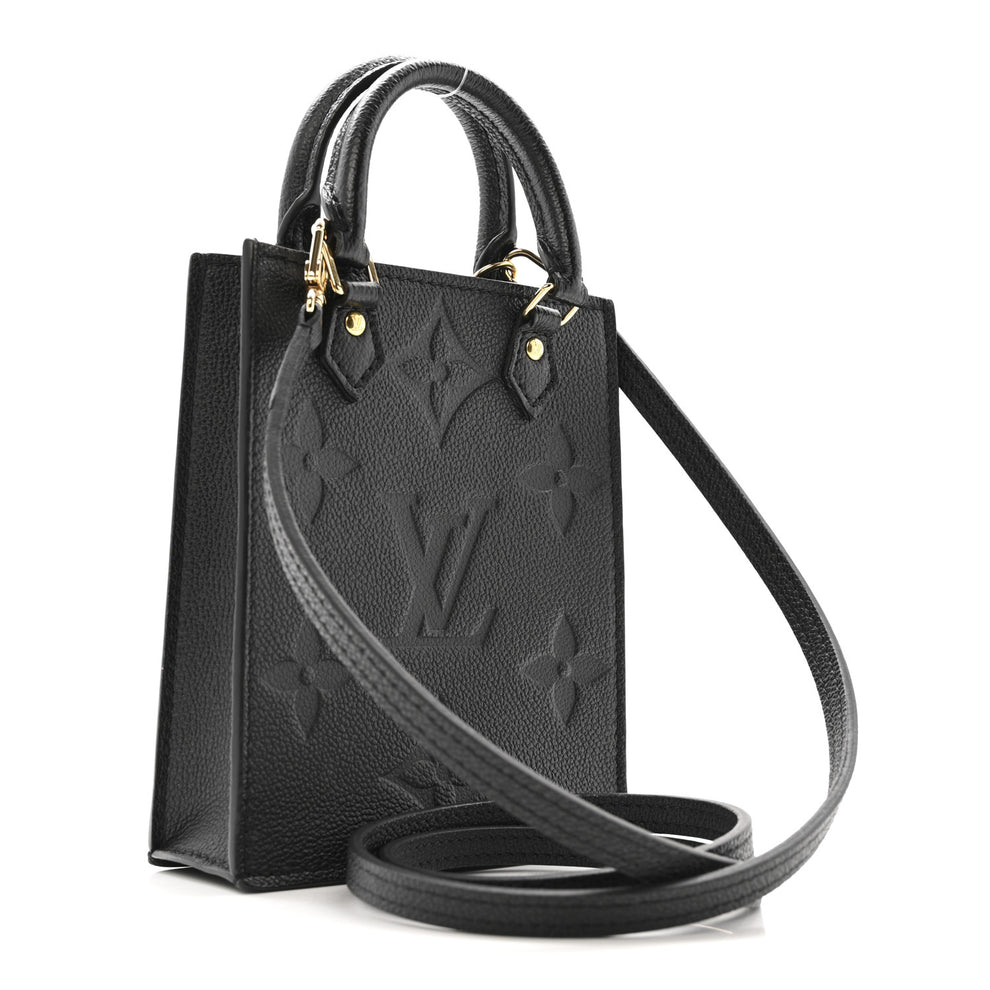 Louis Vuitton Empreinte Monogram Giant Petit Sac Plat Black 1805813 ...