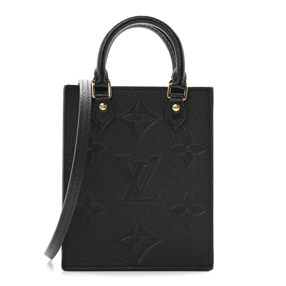 Louis Vuitton Empreinte Monogram Giant Petit Sac Plat Black 1805813 ...