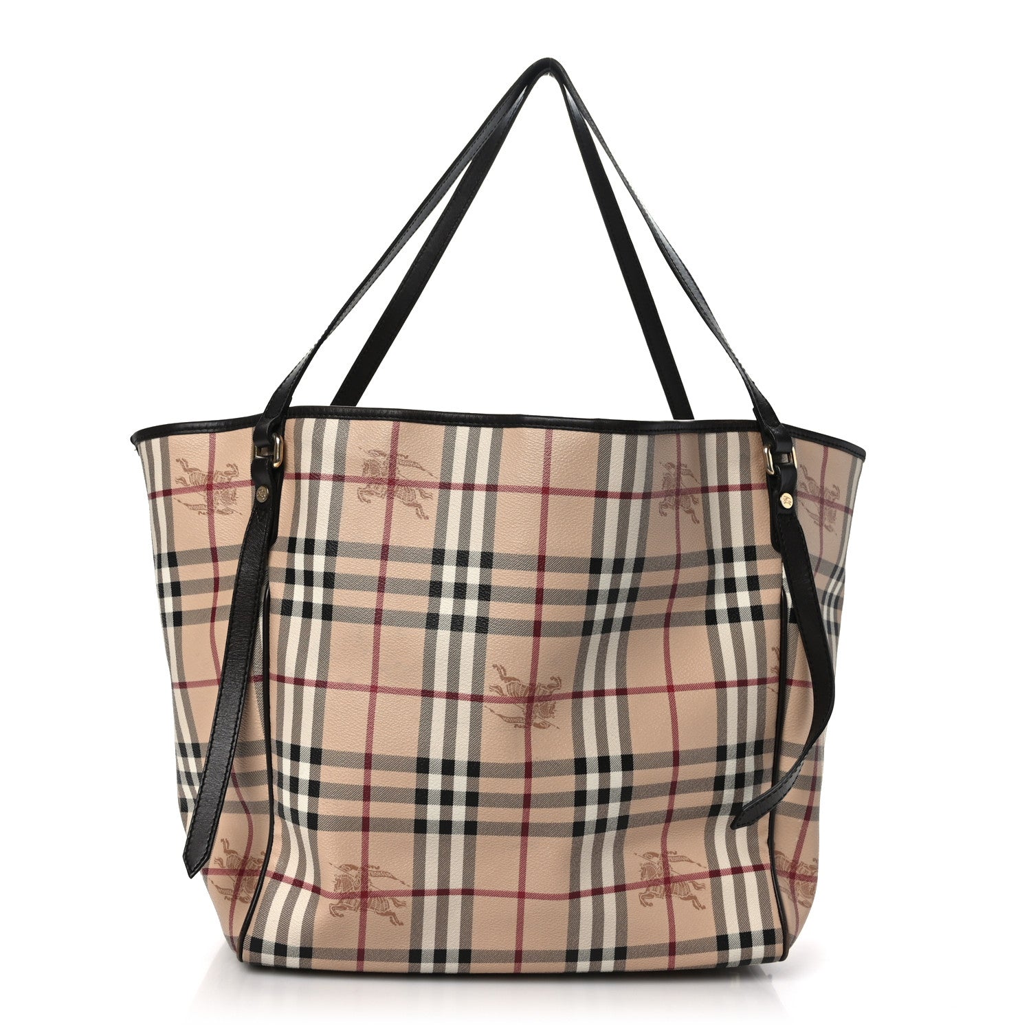 Burberry Haymarket Check Large Canterbury Tote Chocolate 1335855 ...