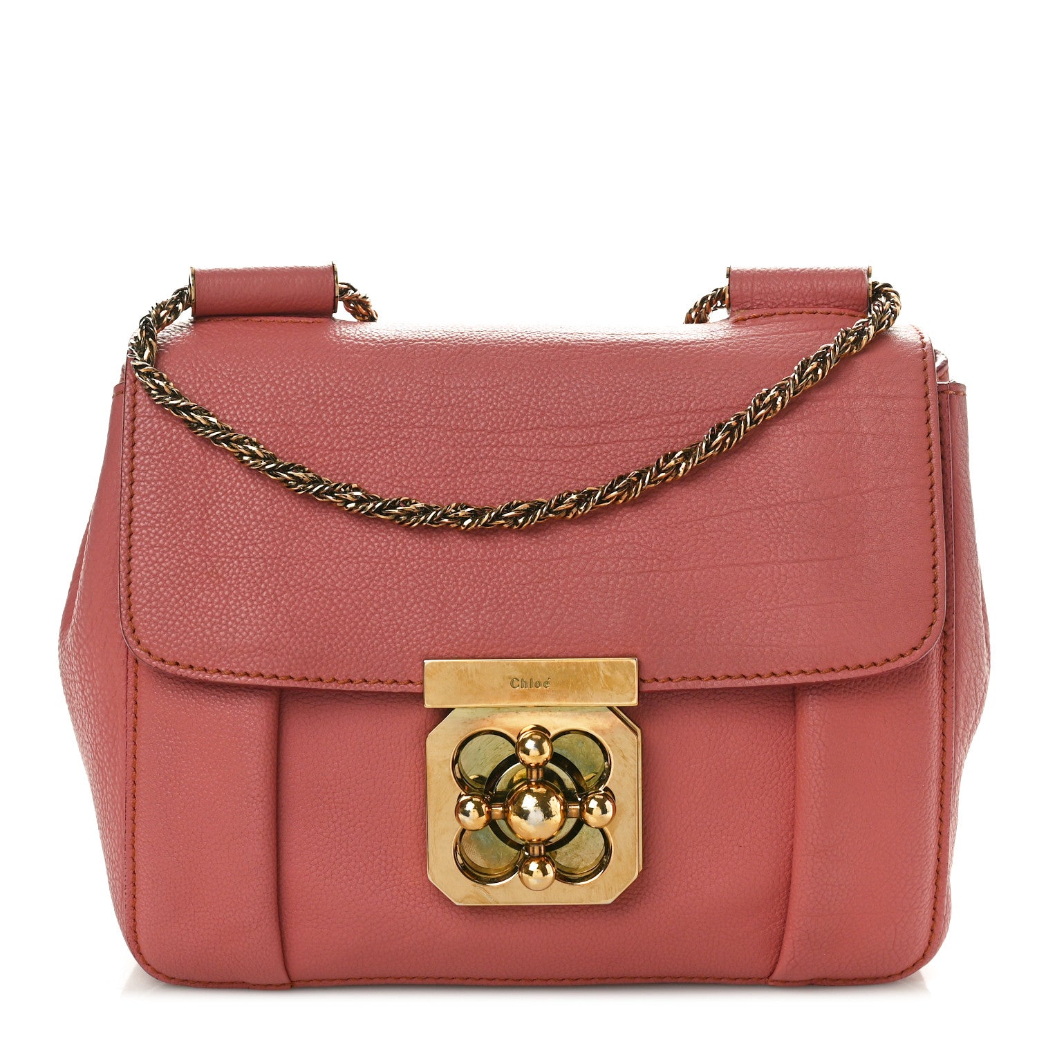 Chloe Goatskin Small Elsie Shoulder Bag Pink 1537547 – FASHIONPHILE