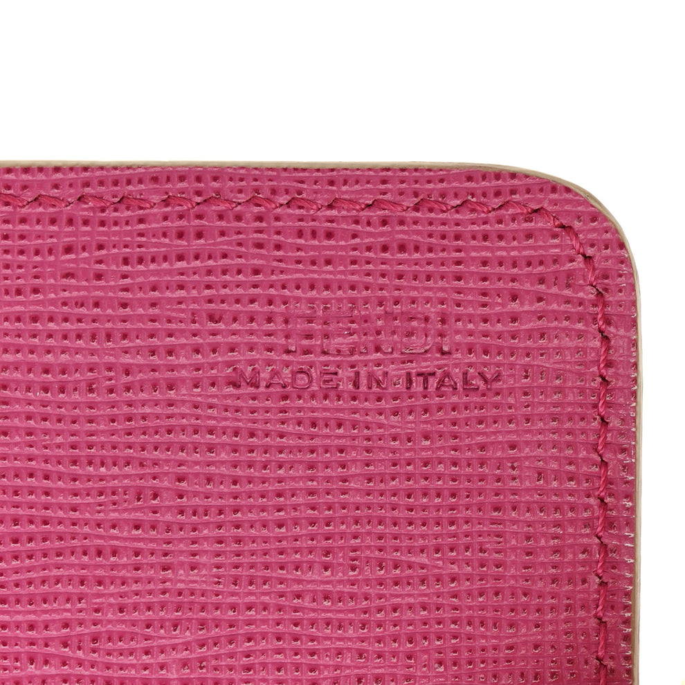 Fendi Vitello Elite Crystal Eye Monster Continental Wallet on Chain ...