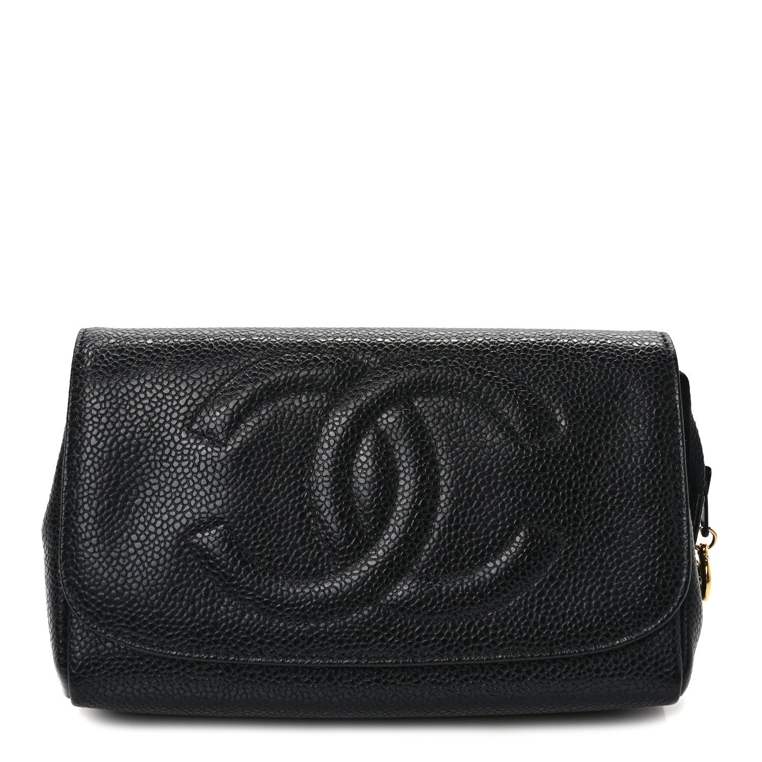 Chanel Caviar Timeless CC Clutch Black 1445714 – FASHIONPHILE