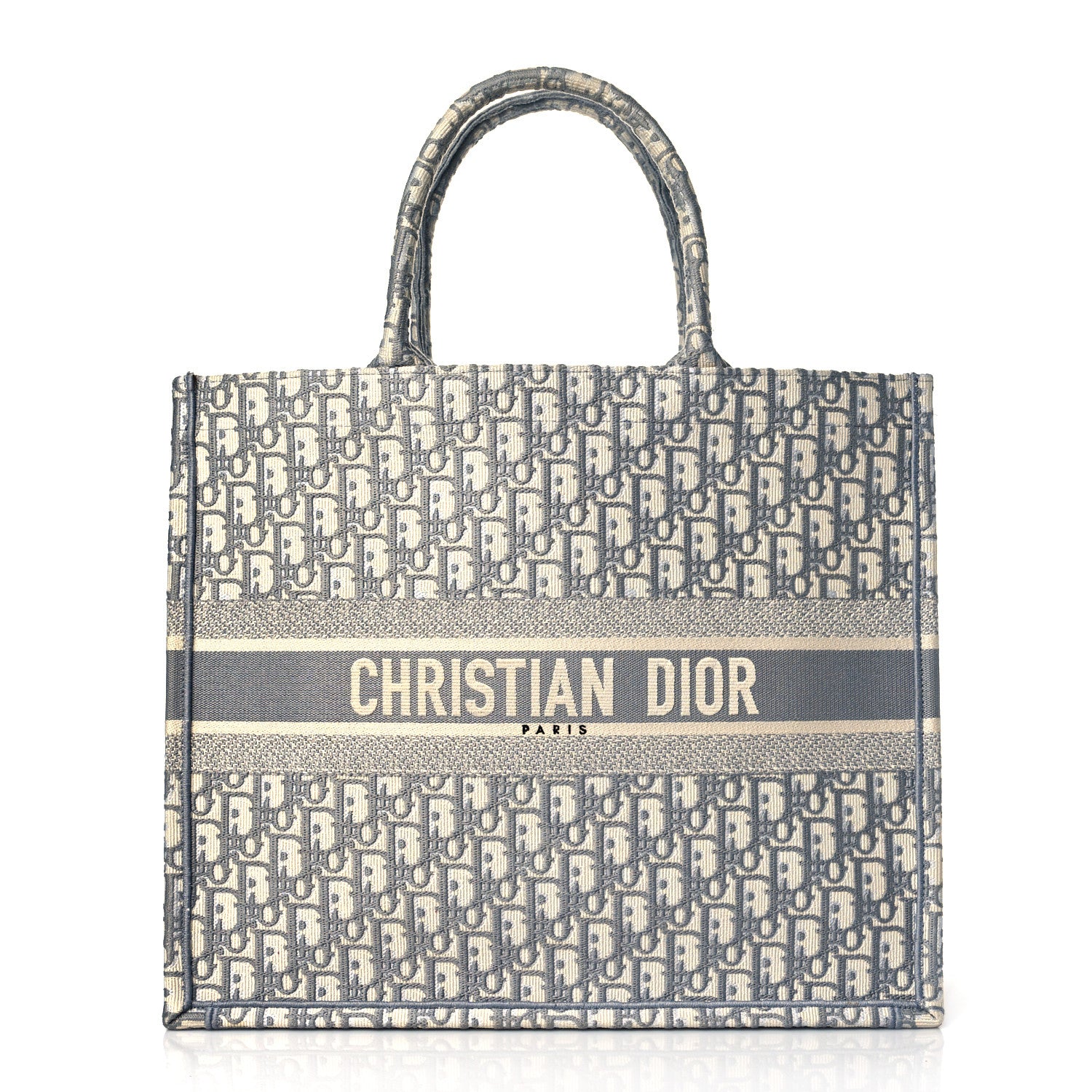 Christian Dior Oblique Large Book Tote Grey 1077943 – FASHIONPHILE