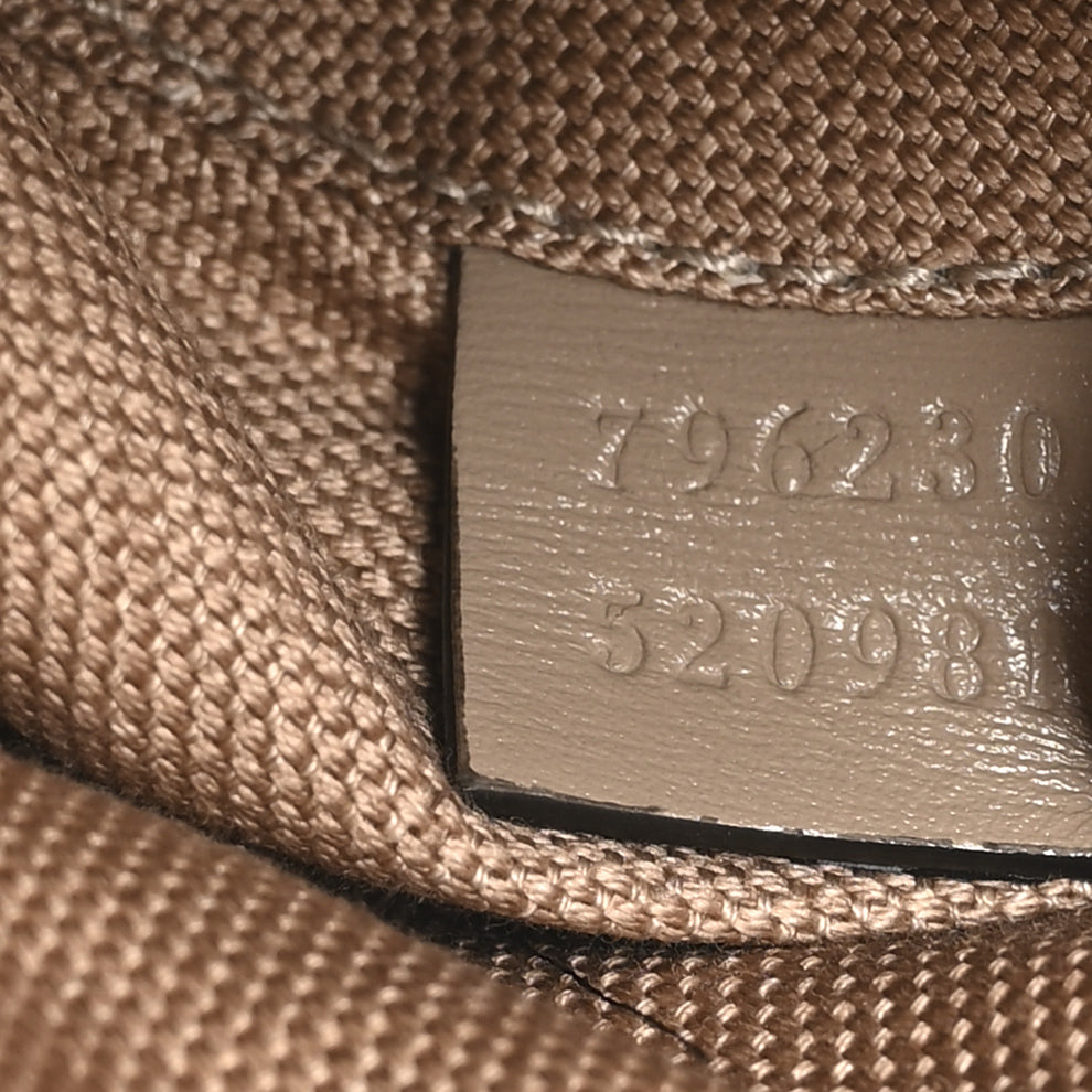 Gucci GG Shadow Monogram Ophidia Top Handle Bowler Bag Taupe 1799636 ...