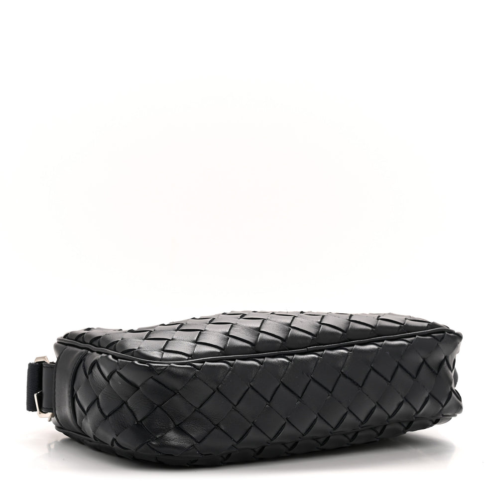 Bottega Veneta Calfskin Intrecciato Small Camera Bag Navy 1788541 ...