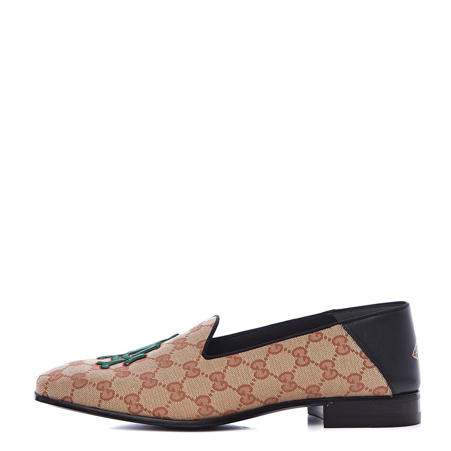 Gucci X MLB GG Monogram LA Dodgers Embroidered Mens Loafers 8.5 Beige ...