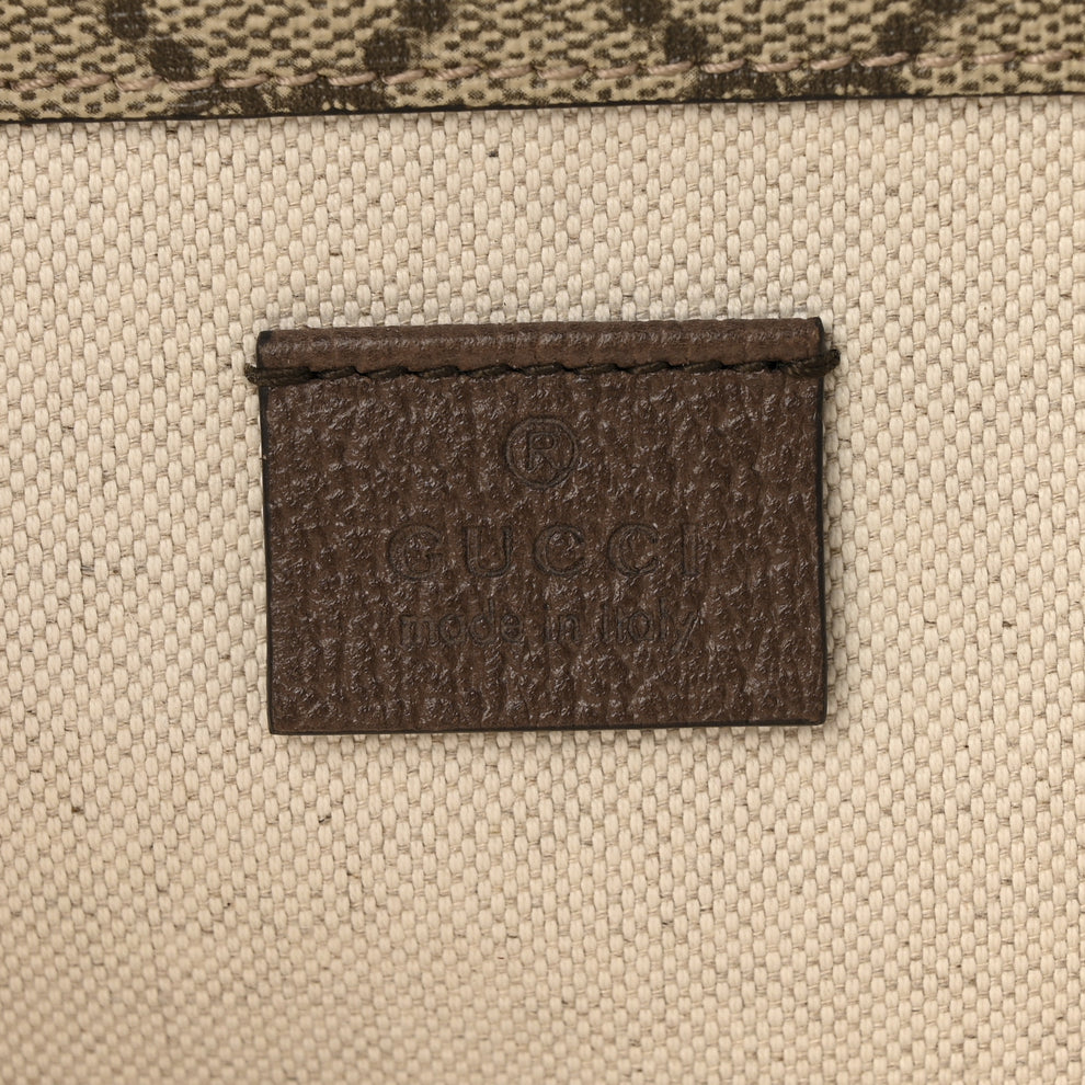 Gucci GG Supreme Monogram Web Small Neo Vintage Double Flap Messenger ...