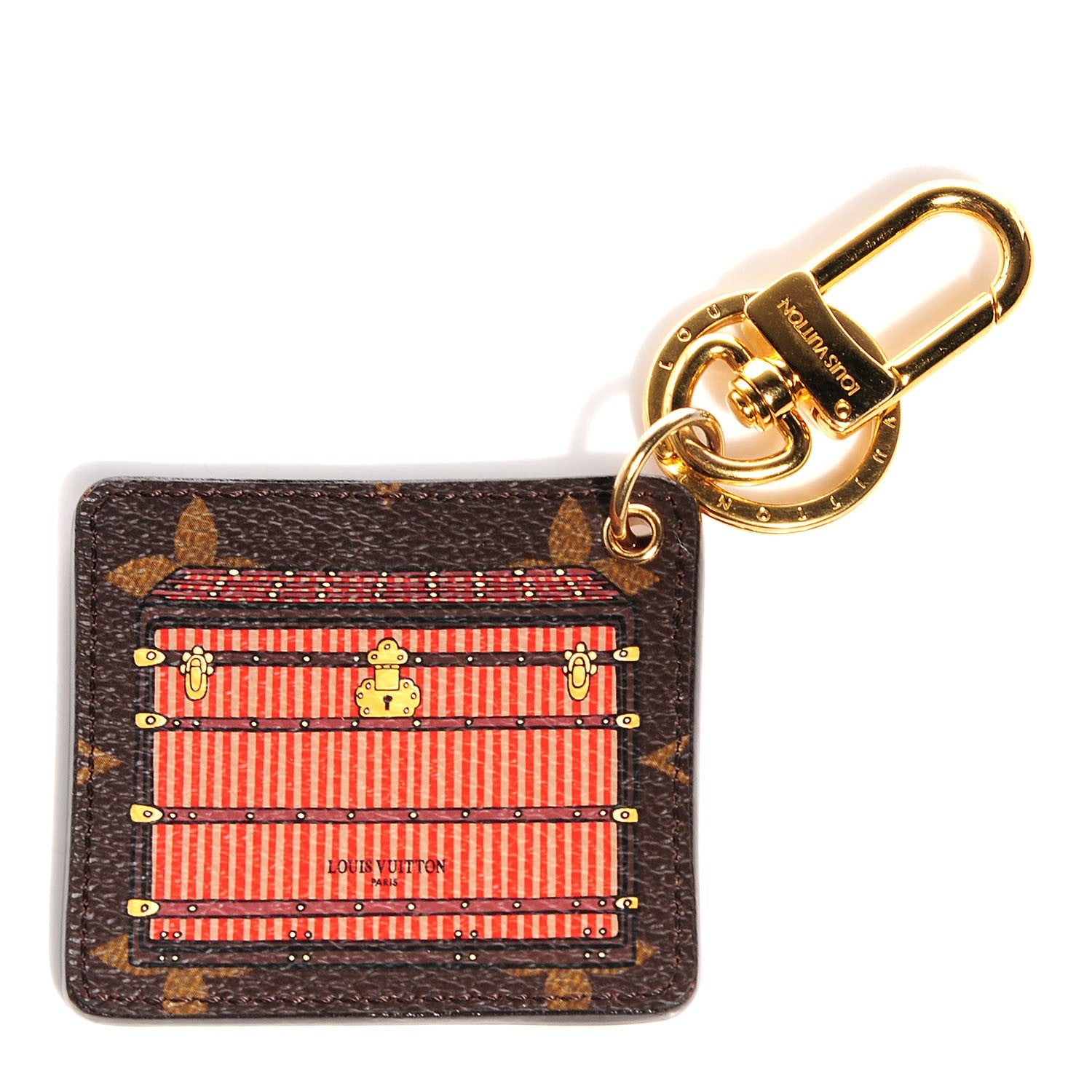 Louis Vuitton Monogram Trunks and Locks Bag Charm 98798 – FASHIONPHILE