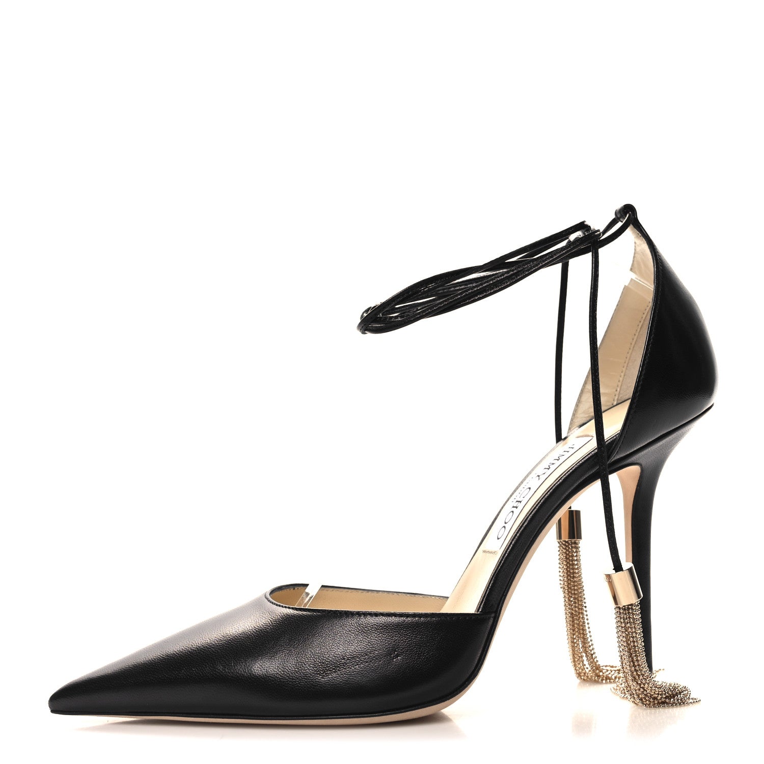 Jimmy Choo Nappa Eris 100 Pumps 39.5 Black 1515950 – FASHIONPHILE