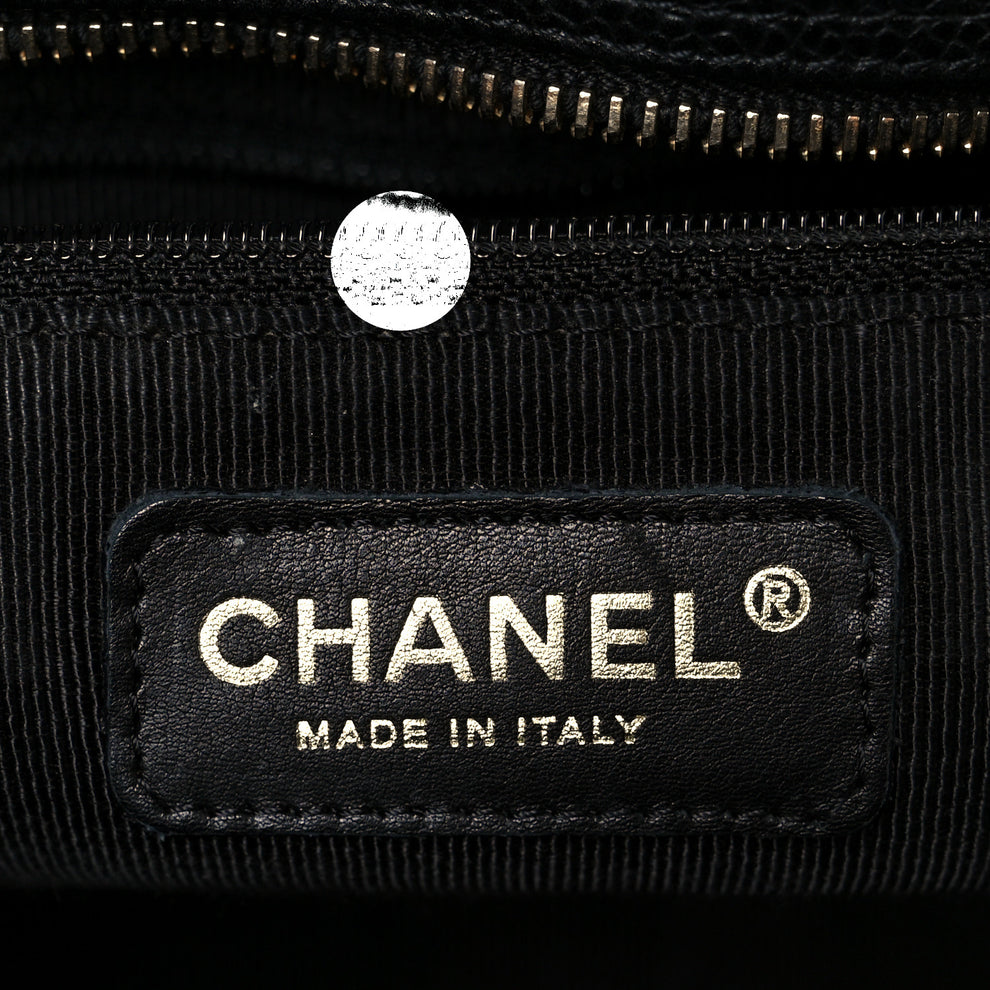 Chanel Caviar Quilted Large Bowler Bag Black 1785178 – FASHIONPHILE