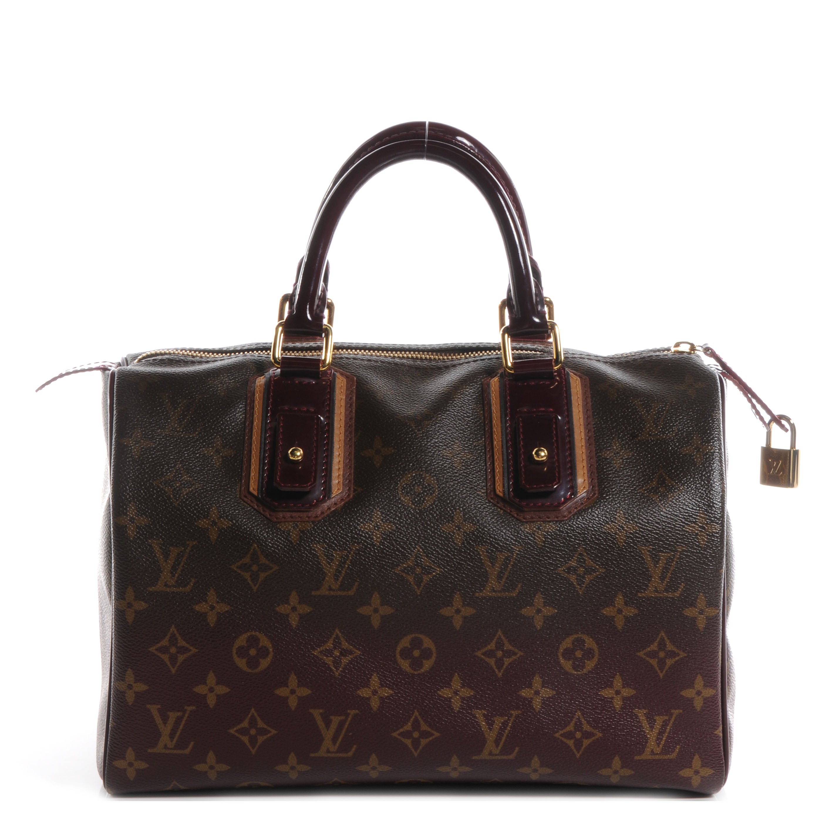 Louis Vuitton Monogram Mirage Speedy 30 Bordeaux 63706 – FASHIONPHILE