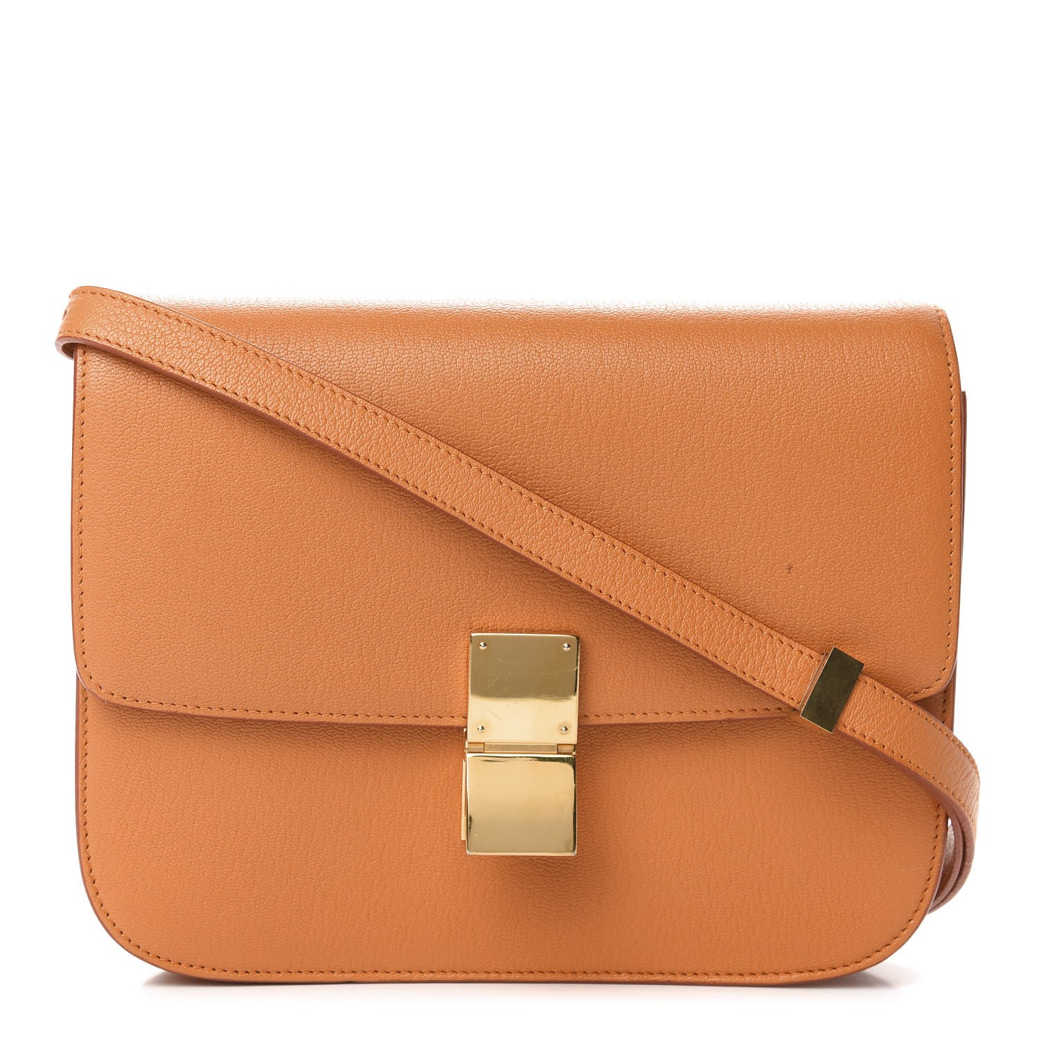 Celine Goatskin Medium Classic Box Flap Bag 640841 – FASHIONPHILE
