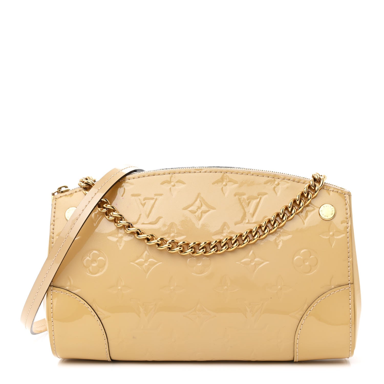 Louis Vuitton Vernis Santa Monica Clutch Dune 1613655 – FASHIONPHILE