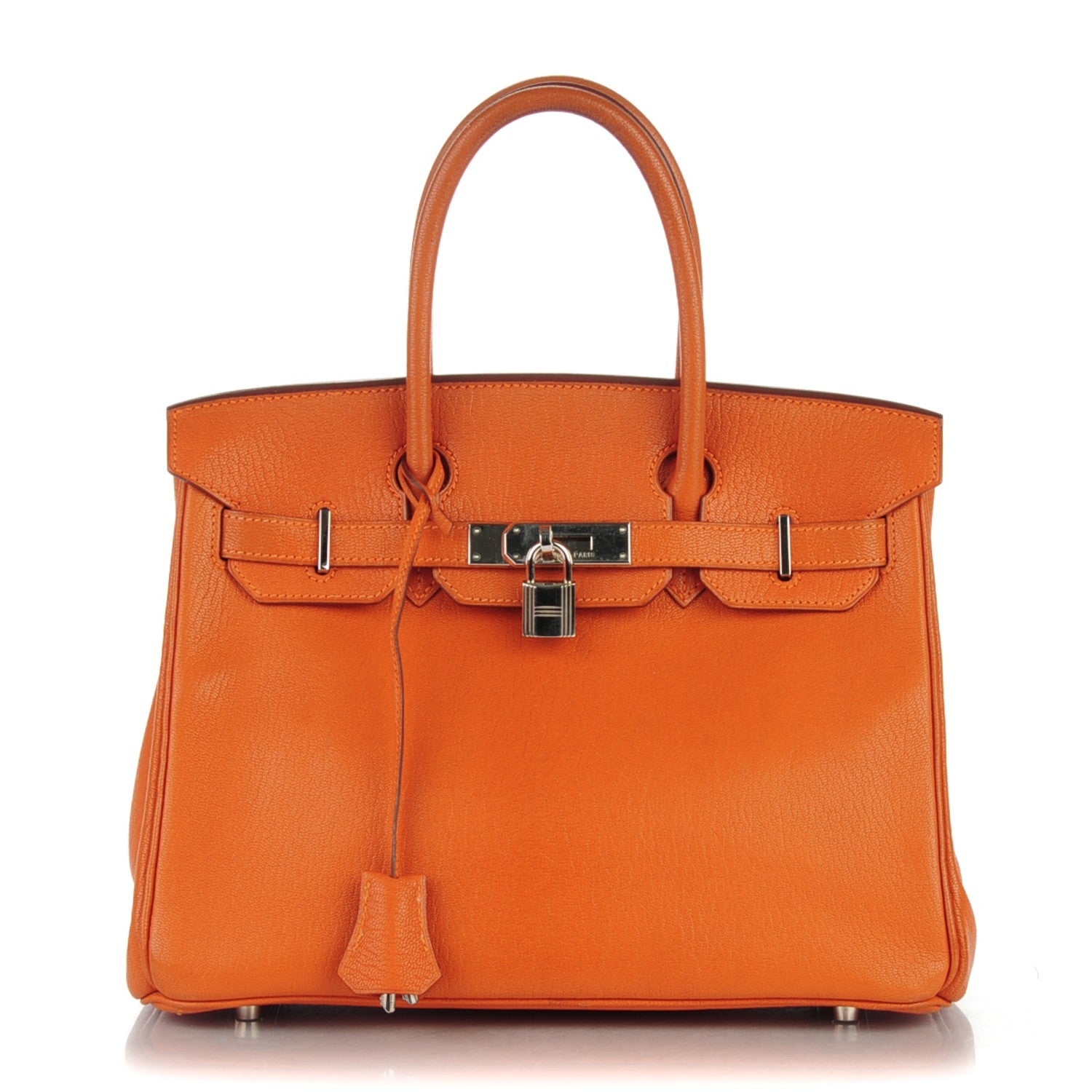 Hermes Chevre de Coromandel Birkin 30 Potiron 154363 – FASHIONPHILE