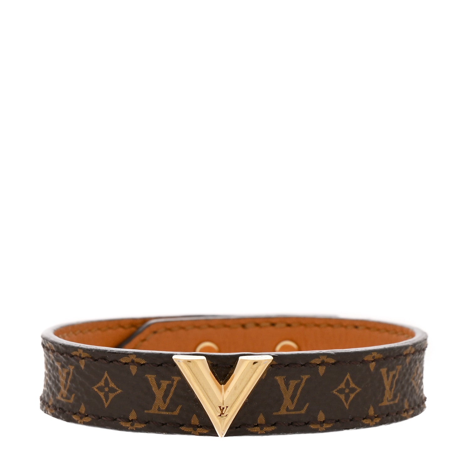 Louis Vuitton Monogram Essential V Bracelet 19 1727619 – FASHIONPHILE