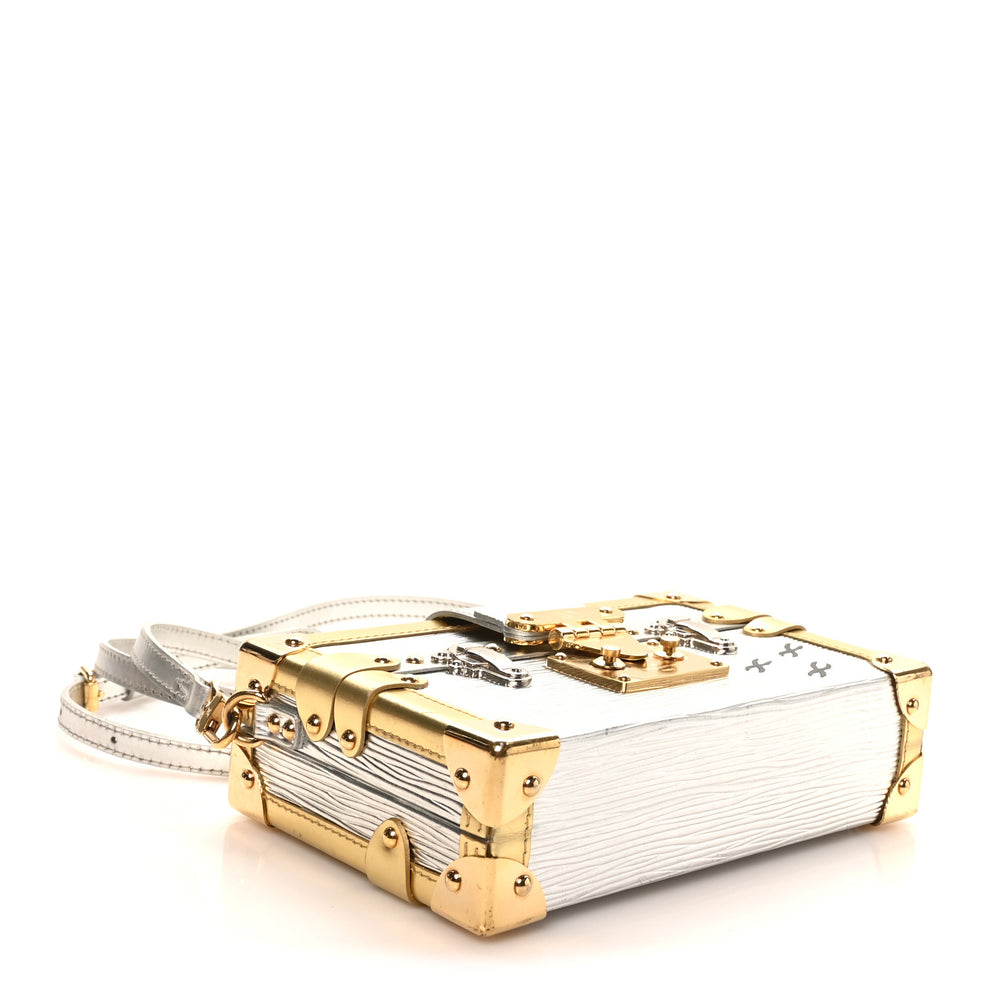Louis Vuitton Metallic Epi Petite Malle Silver 1868137 – FASHIONPHILE