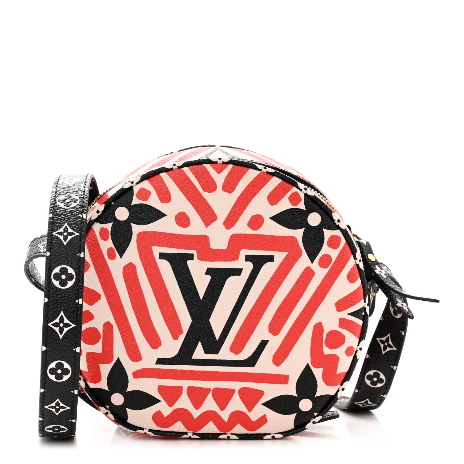 Louis Vuitton Monogram Giant Crafty Boite Chapeau Souple PM Creme Rouge ...