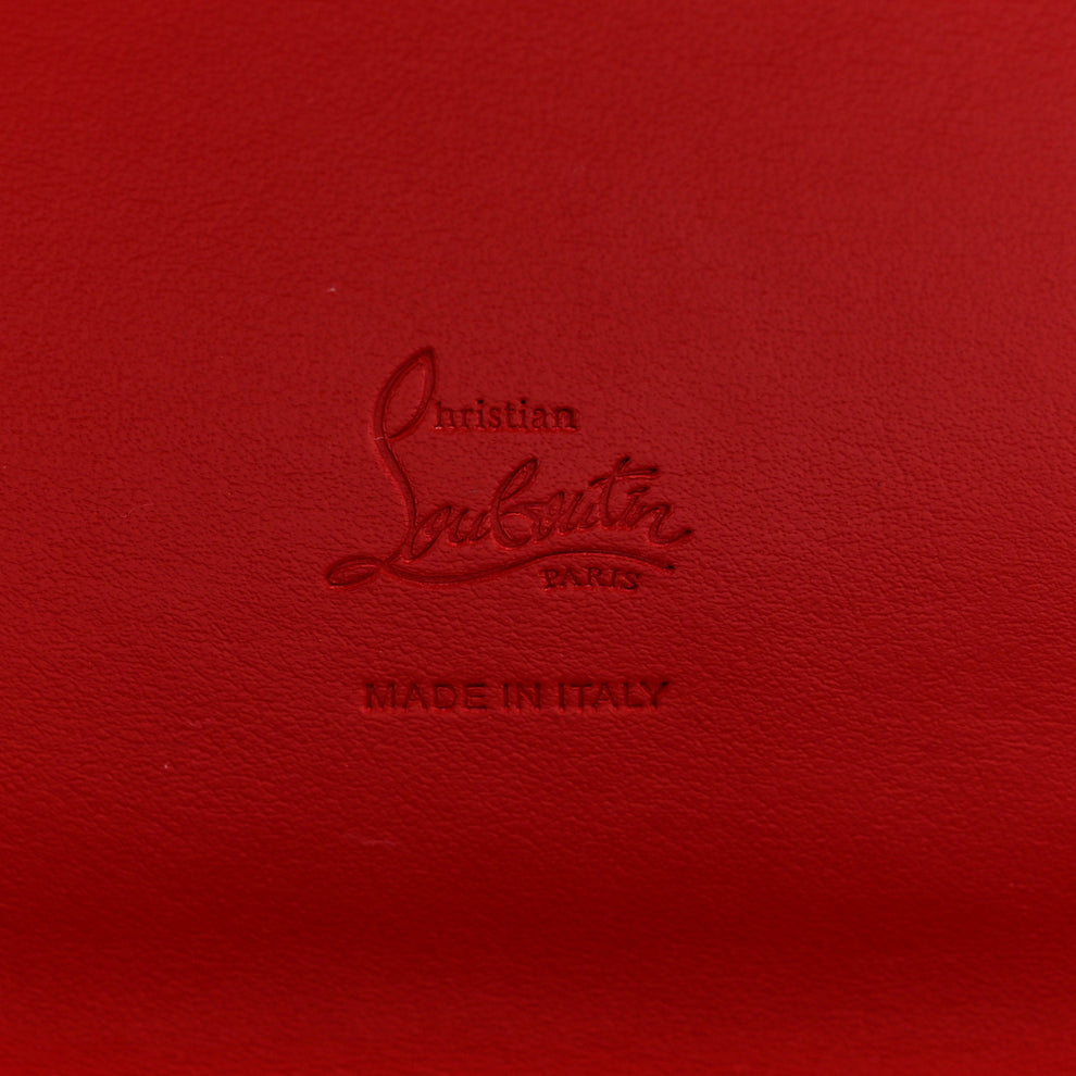 Christian Louboutin Calfskin Leopard Print Spikes Small Paloma Bag ...