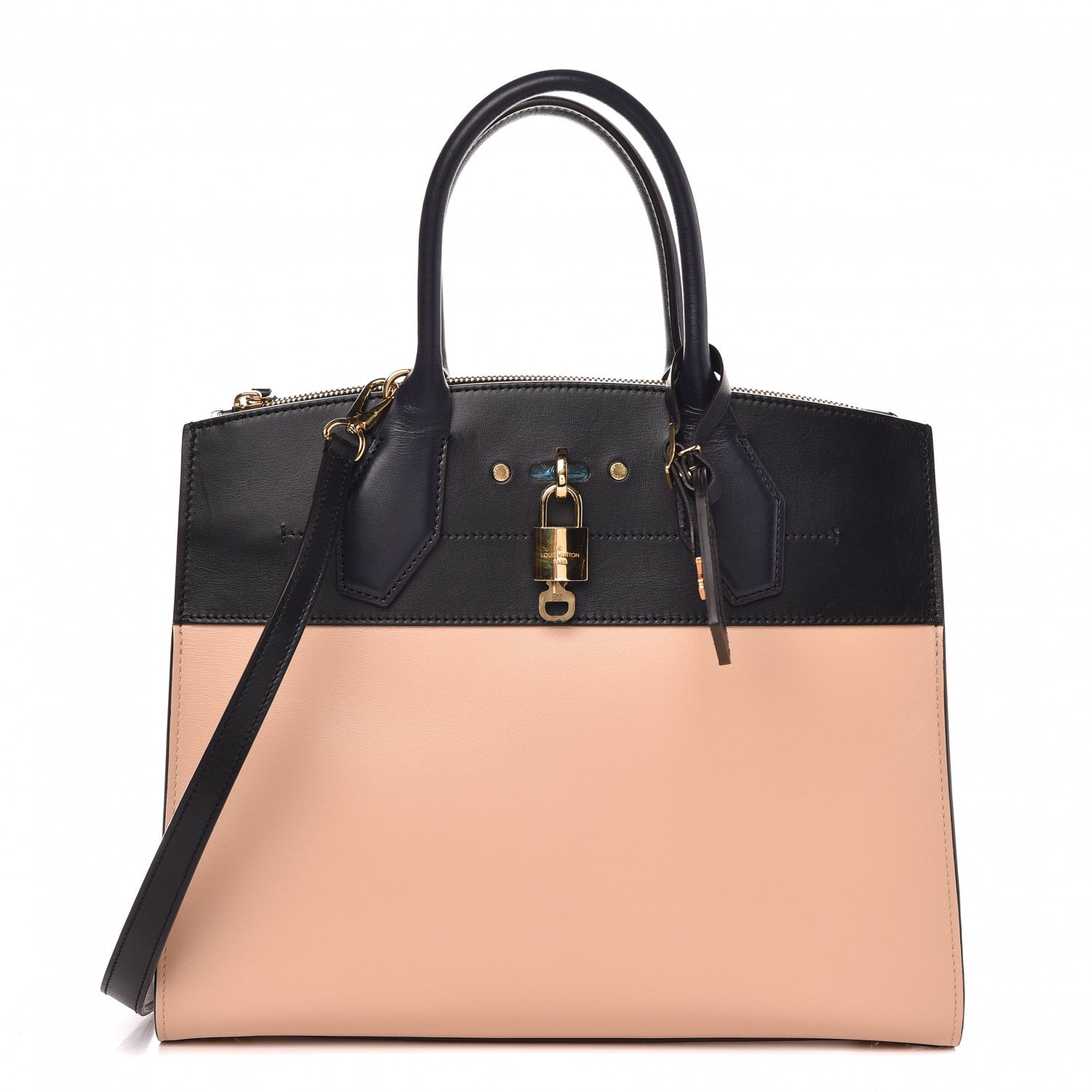 Louis Vuitton Calfskin City Steamer MM Vanilla Black 353860 – FASHIONPHILE
