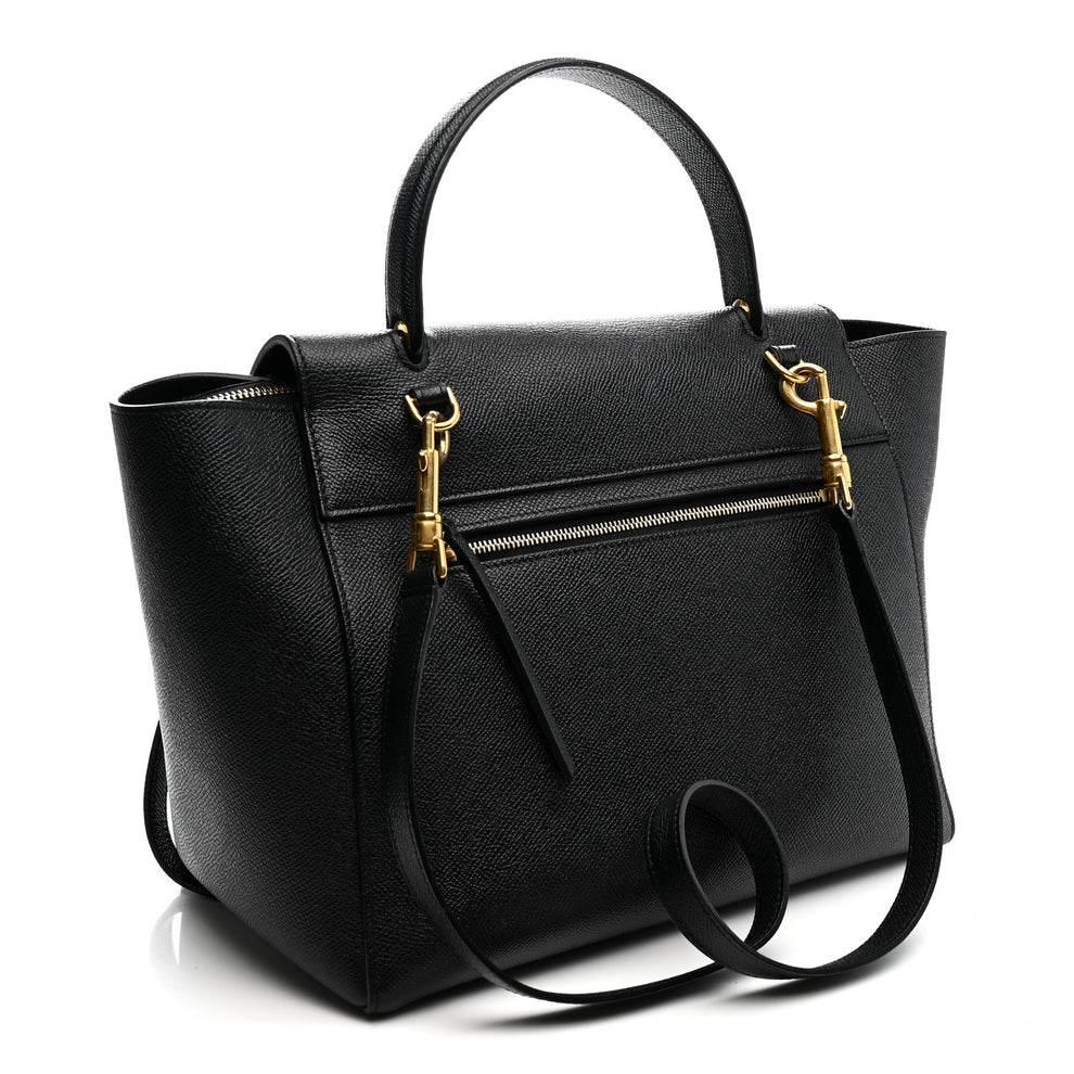 Celine Baby Grained Calfskin Mini Belt Bag Black 1780501 – FASHIONPHILE