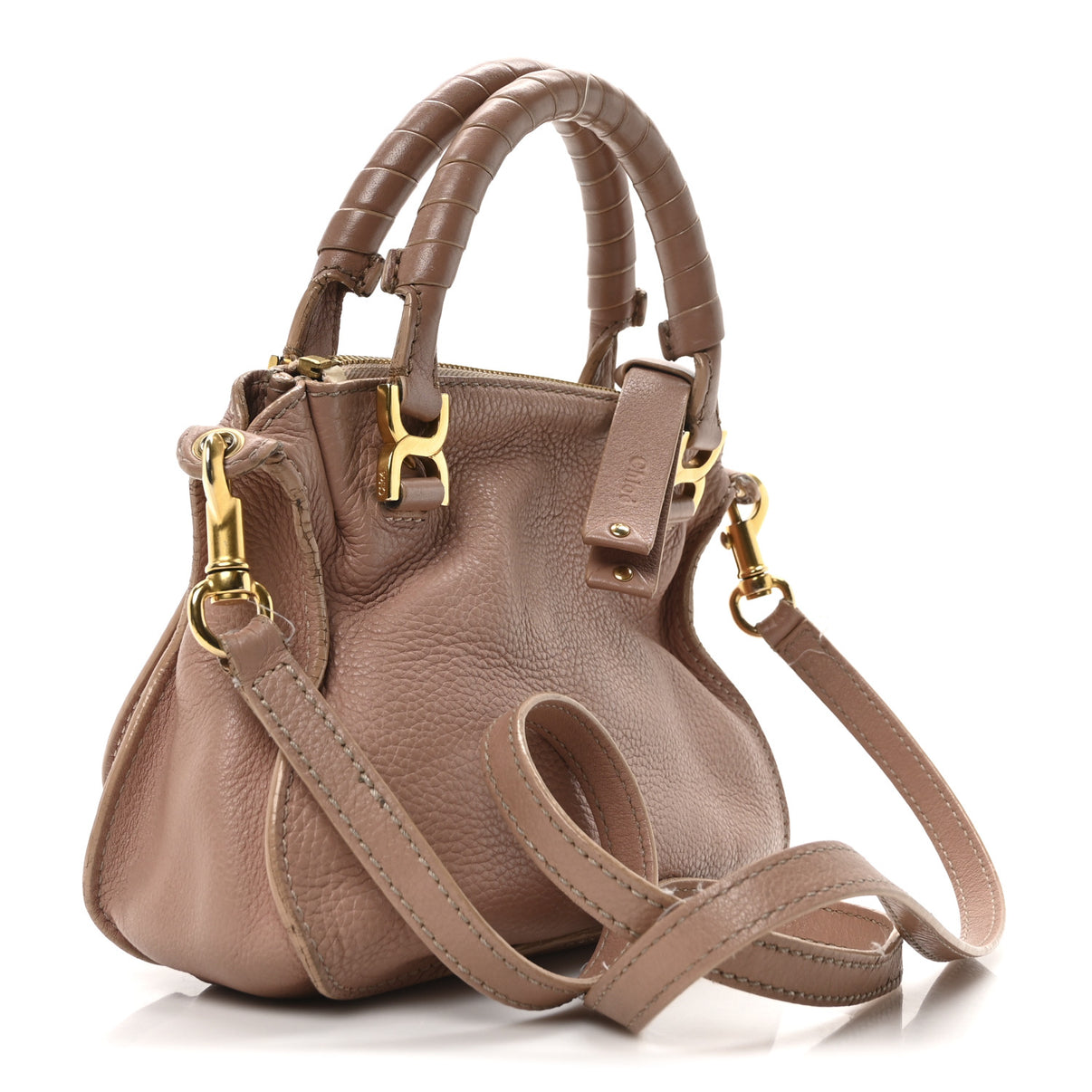 Chloe Calfskin Mini Marcie Satchel Light Pink 1722388 – FASHIONPHILE