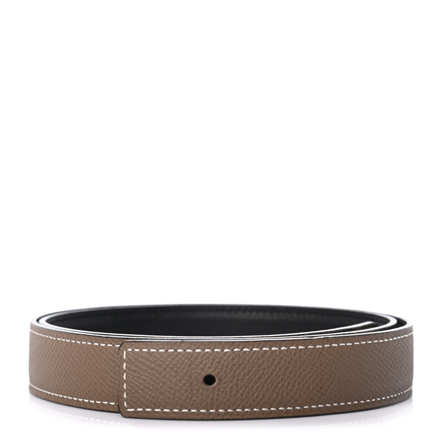 Hermes Swift Epsom 24mm Belt Strap 80 Black Etoupe 867475 – FASHIONPHILE