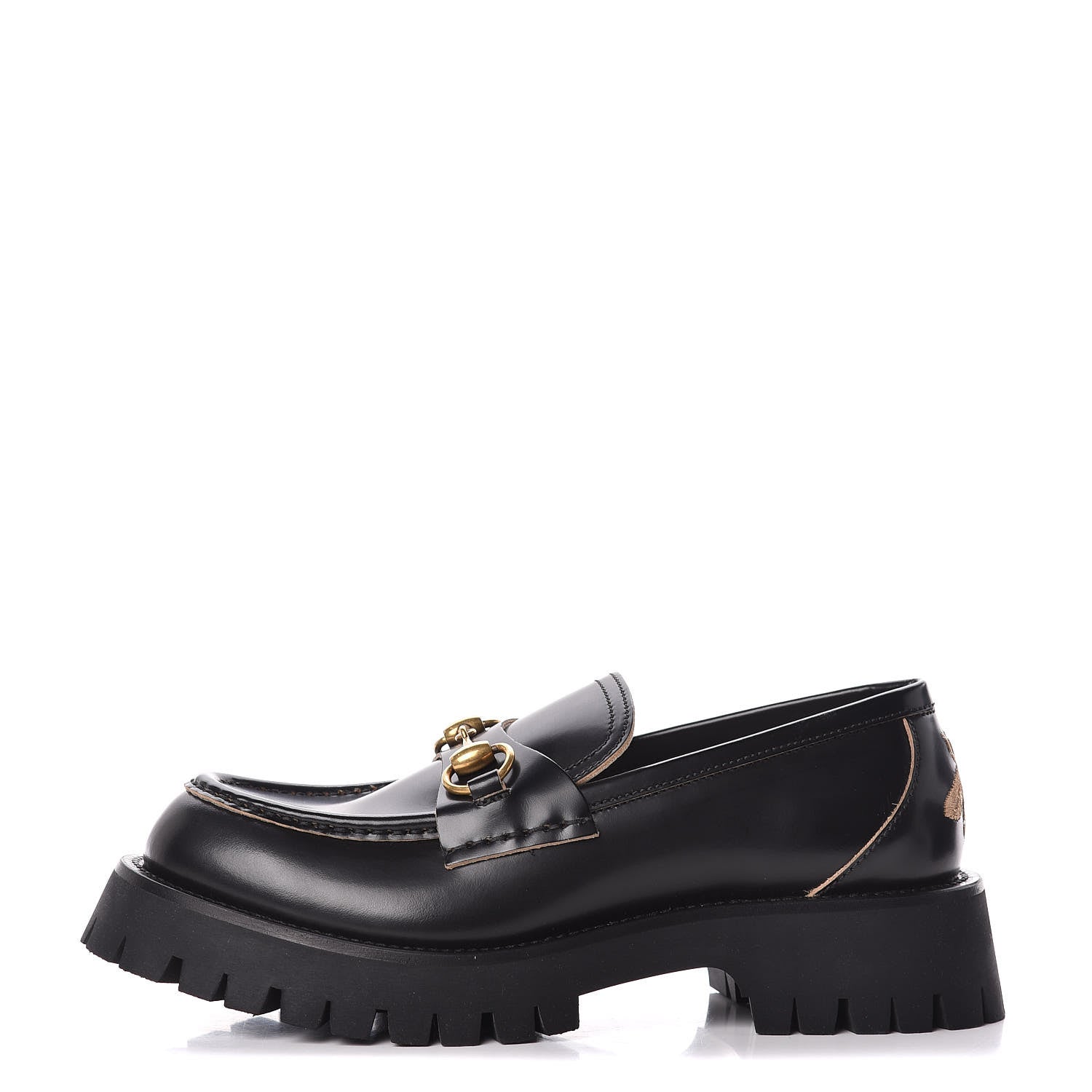 Gucci Cordovan Lux Womens Harald Horsebit 25mm Platform Loafers 38.5 ...