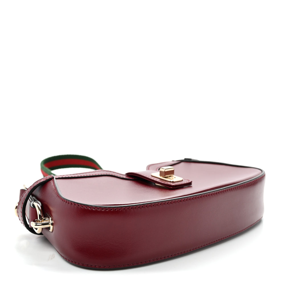 Gucci Boarded Dyana Lux Mini Moon Side Shoulder Bag Rosso Ancora ...