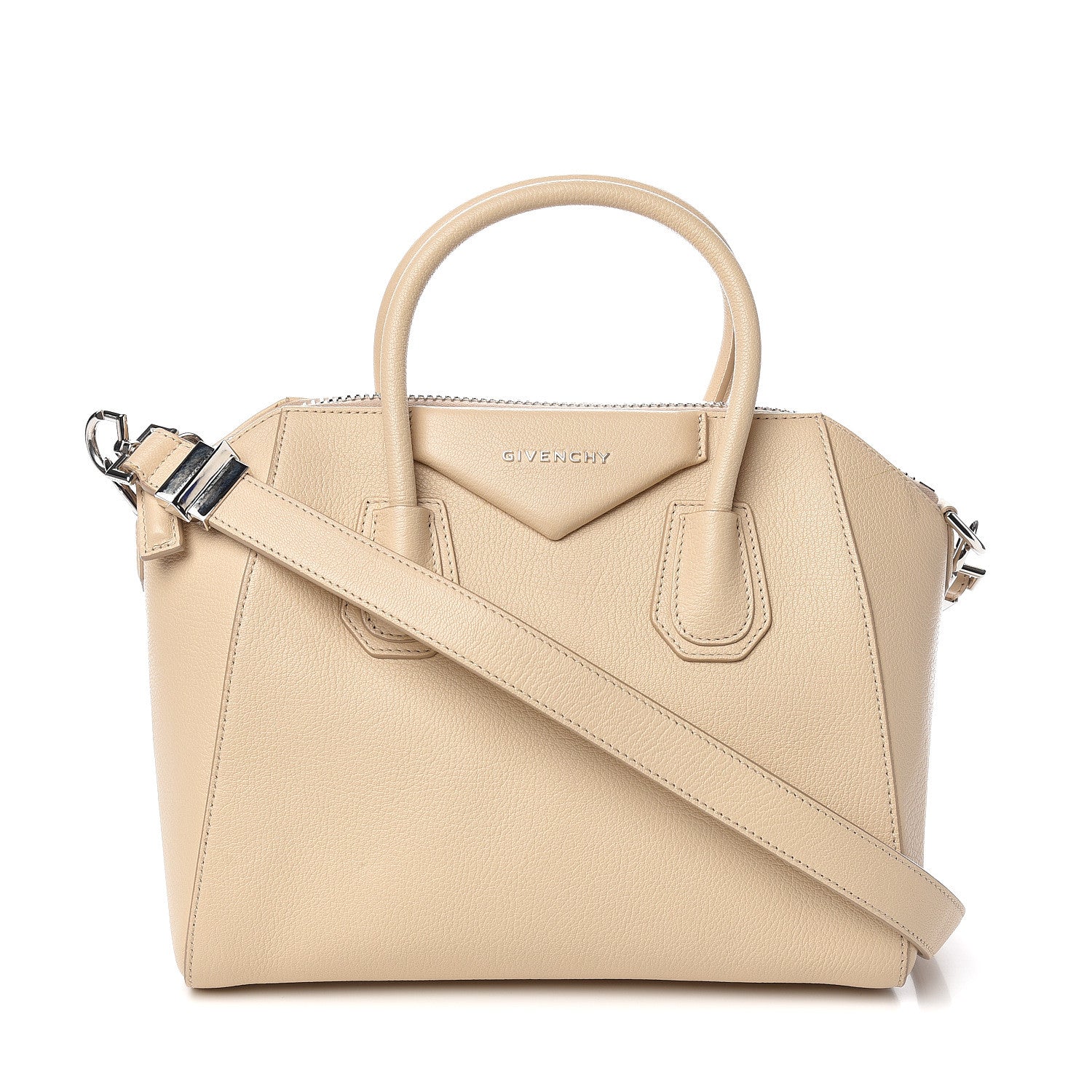 Givenchy Sugar Goatskin Small Antigona Beige Buff 533558 – FASHIONPHILE