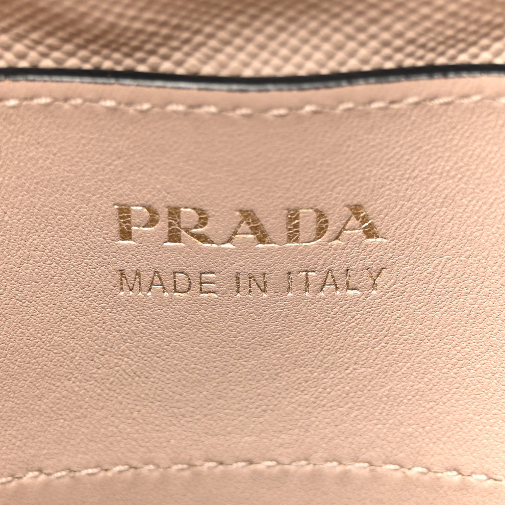 Prada Saffiano Cuir Medium Double Bag Cipria 1780599 – FASHIONPHILE