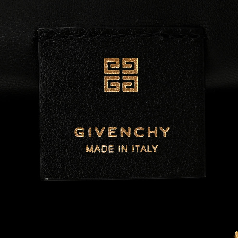 Givenchy Coated Canvas Logo 4G Embossed Small Moon Cut Out Shoulder Bag ...