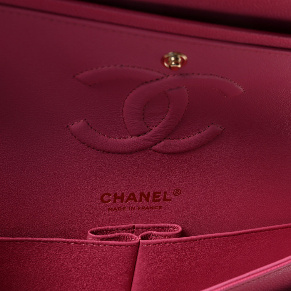 Chanel Caviar Quilted Medium Double Flap Pink 1801226 – FASHIONPHILE