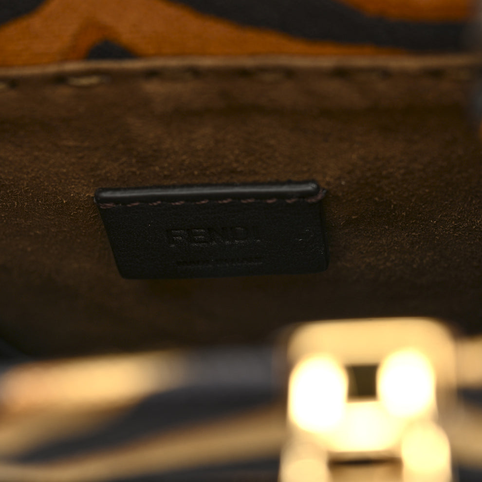 Fendi Canvas Vitello King Chinese New Year Tiger Embroidered Fendi ...