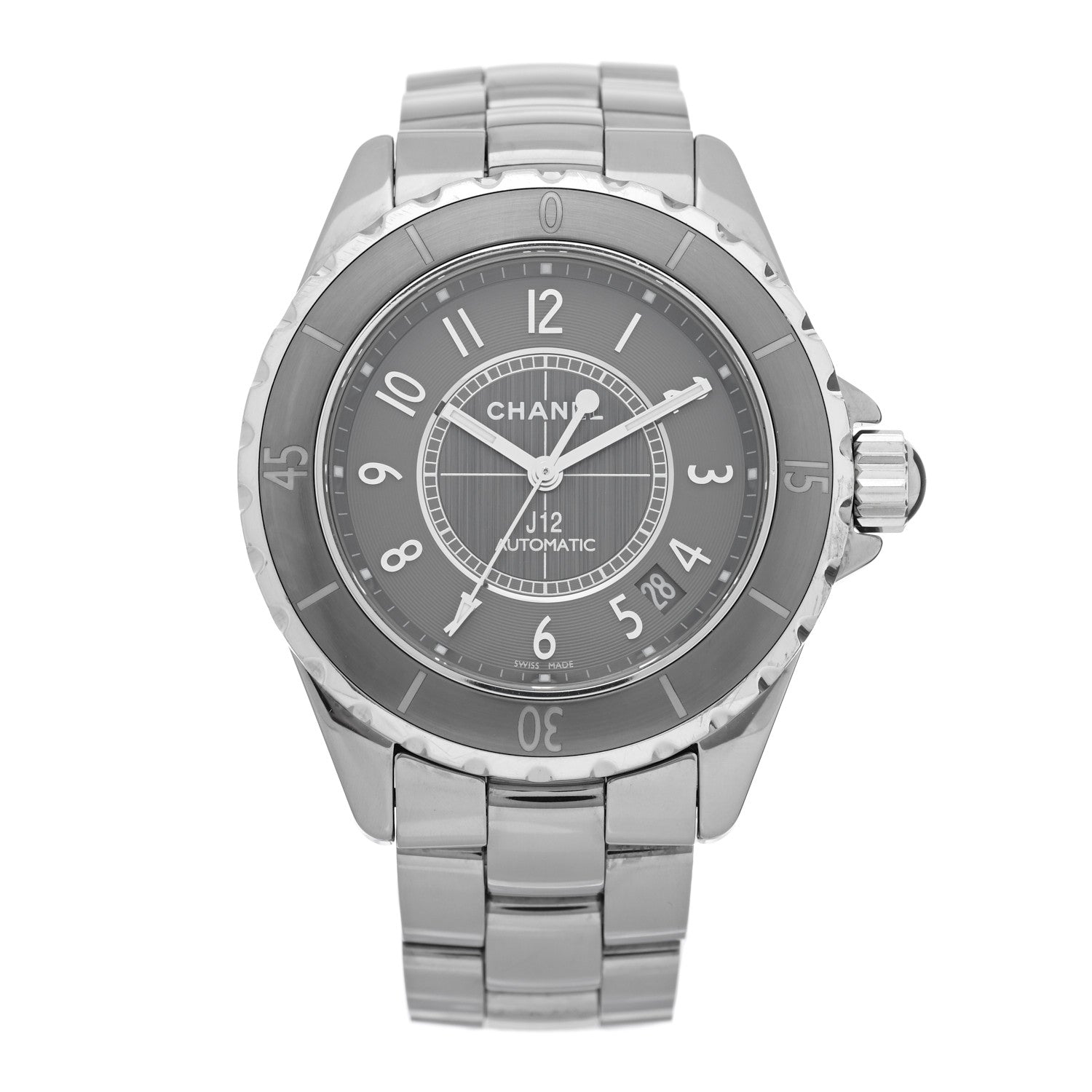 Chanel Titanium Ceramic 38mm J12 Chromatic Automatic Watch 1534135 ...