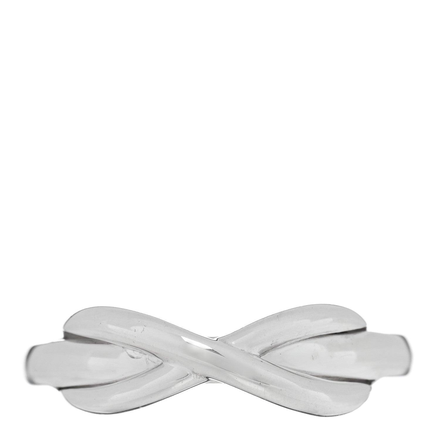 Tiffany Sterling Silver Narrow Infinity Ring 52 6 1629564 – FASHIONPHILE