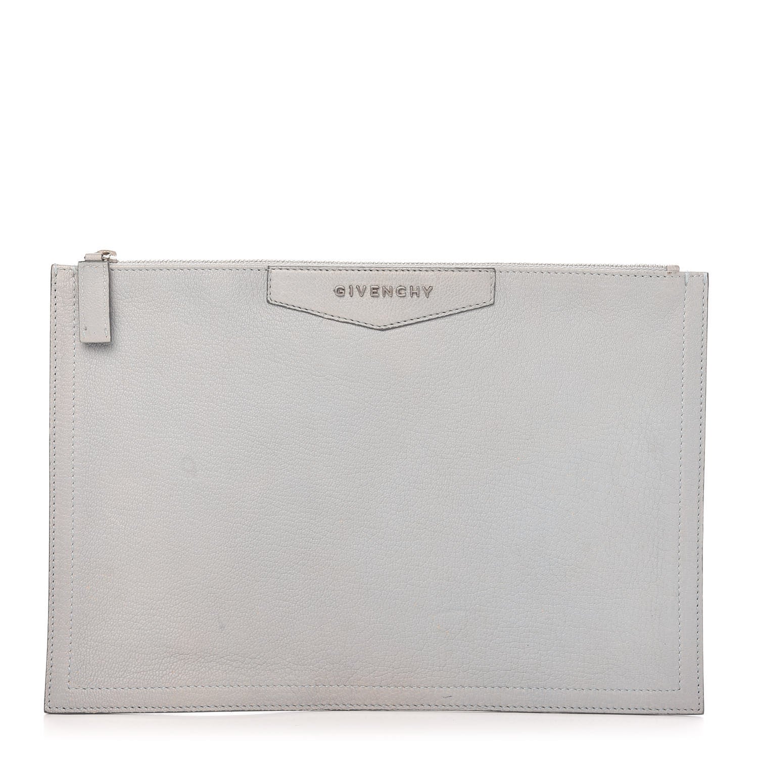 Givenchy Sugar Goatskin Medium Antigona Pouch Pearl Grey 757439 ...
