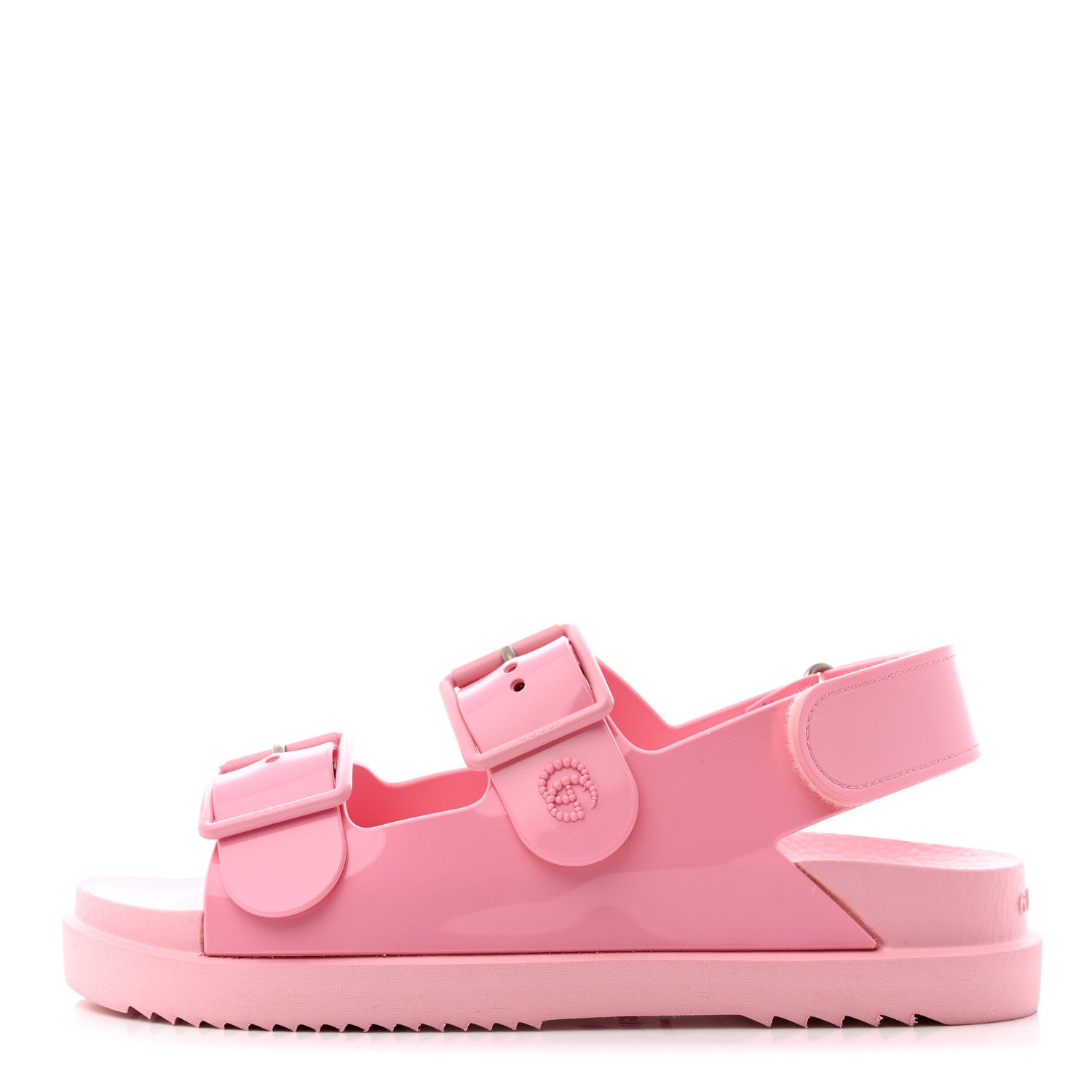 Gucci Rubber Mini Double G Womens Isla Dad Sandals 36 Wild Rose 1405843 ...