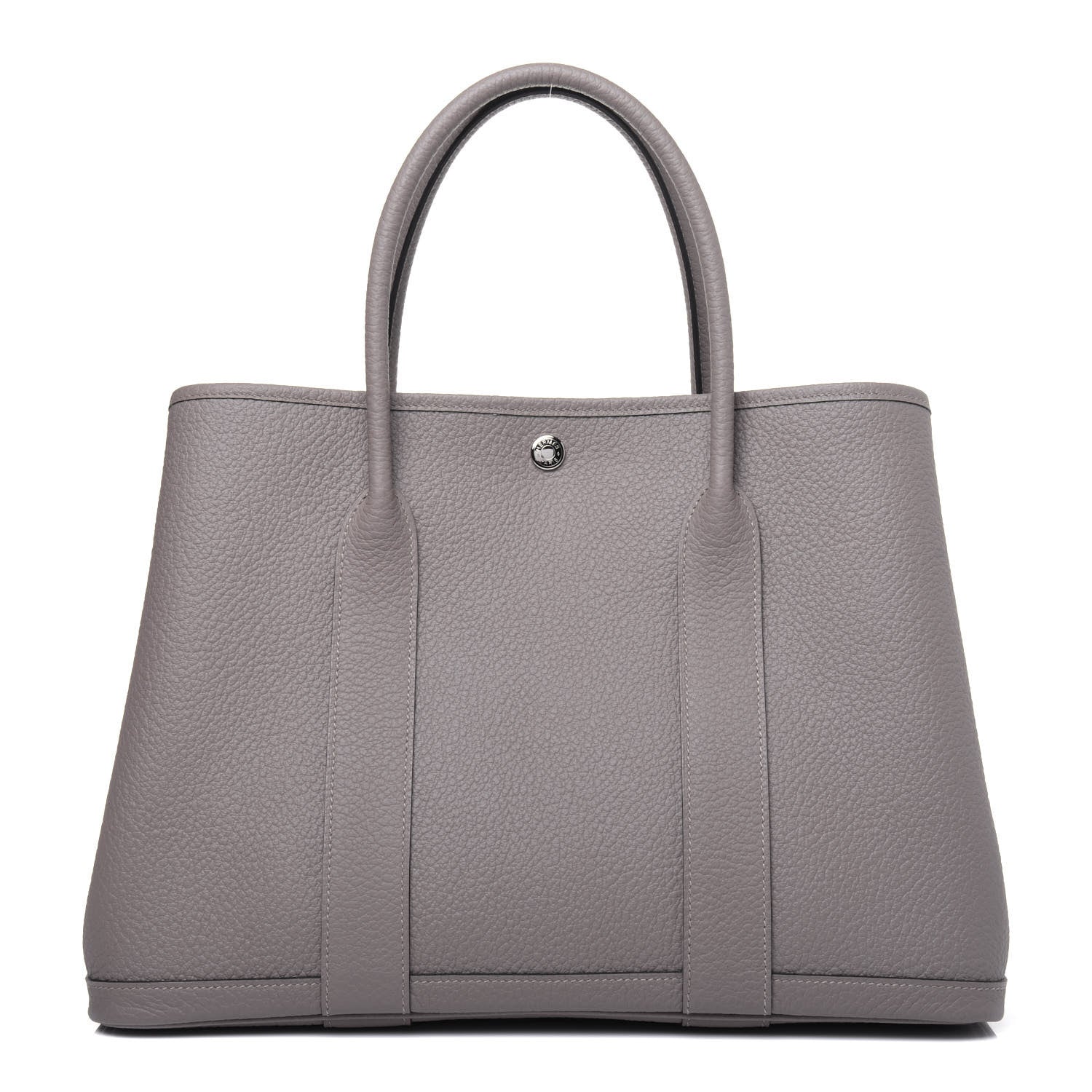 Hermes Vache Country Garden Party 36 MM Gris Asphalte 774107 – FASHIONPHILE