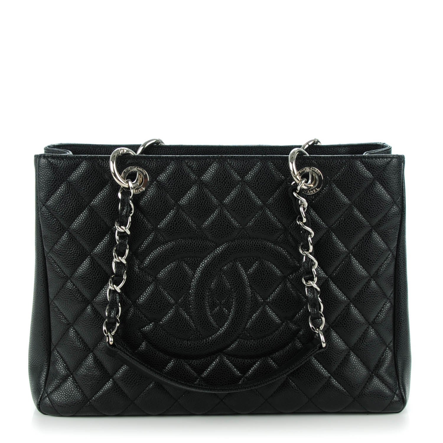 Chanel Caviar Quilted Grand Shopping Tote GST Black 134765 – FASHIONPHILE