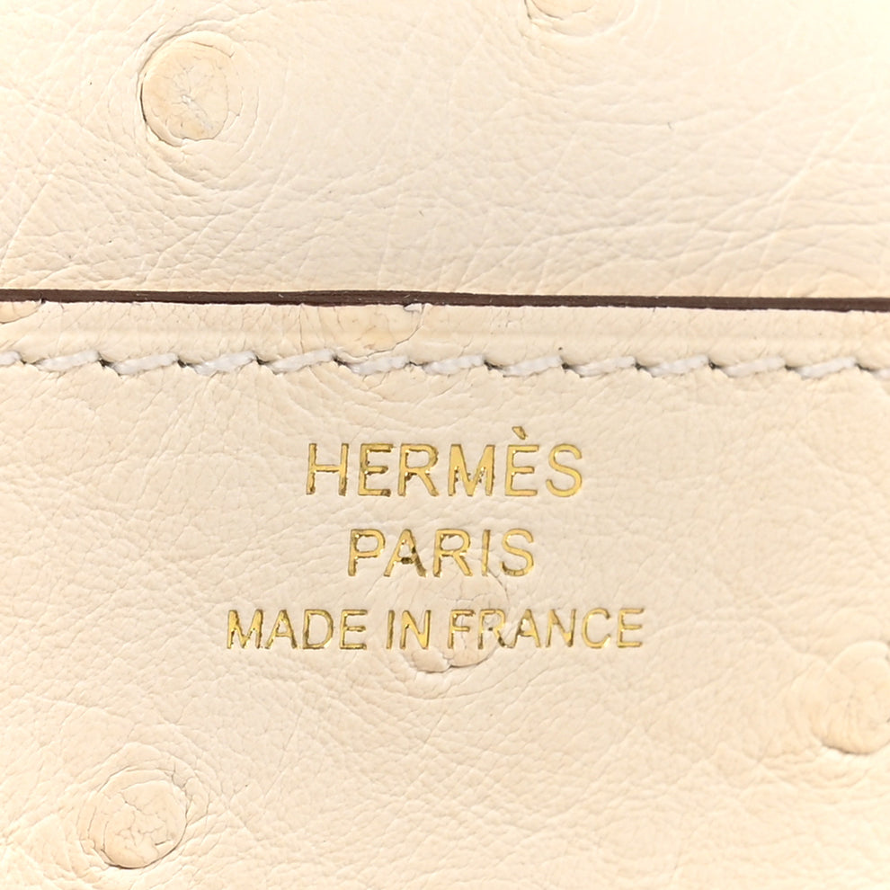 Hermes Ostrich Constance Long Wallet To Go Nata 1835393 – FASHIONPHILE