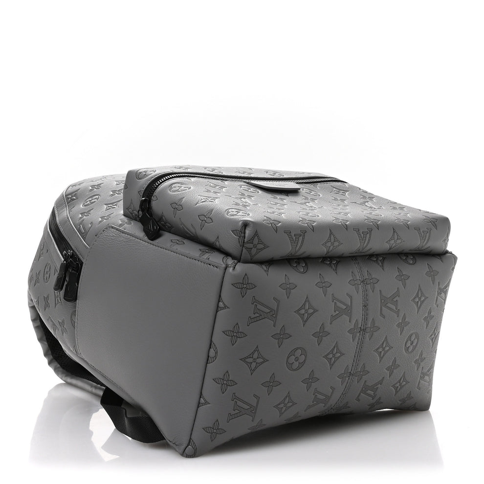 Louis Vuitton Calfskin Monogram Shadow Discovery Backpack Anthracite ...