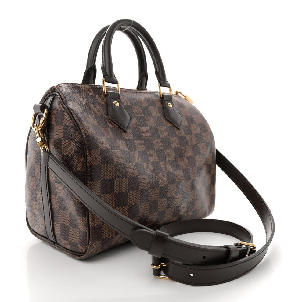 Louis Vuitton Damier Ebene Speedy Bandouliere 25 1794195 – FASHIONPHILE