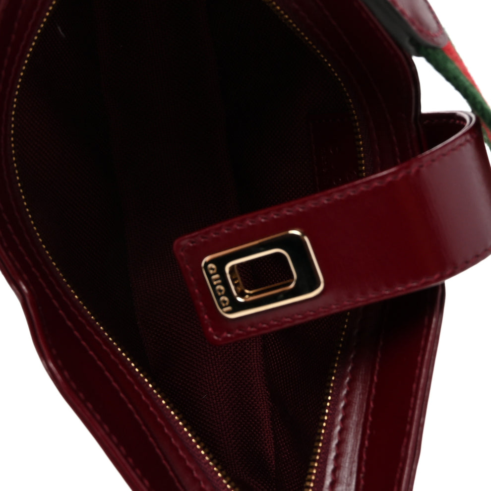 Gucci Boarded Dyana Lux Mini Moon Side Shoulder Bag Rosso Ancora ...