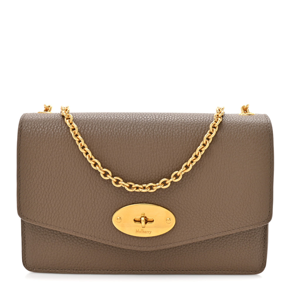 Mulberry Small Classic Grain Calfskin Small Darley Clay 1790722 ...