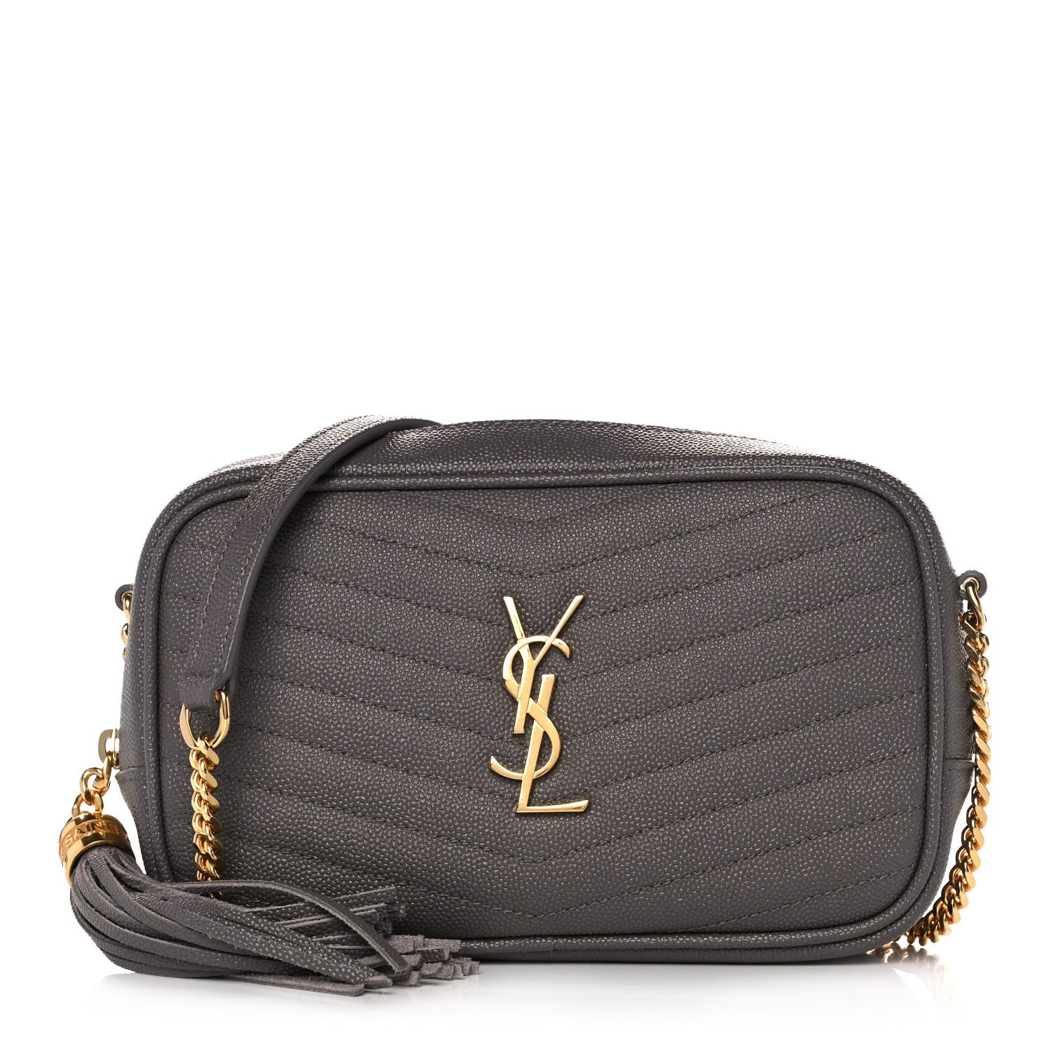 Saint Laurent Grain De Poudre Matelasse Monogram Mini Lou Camera Bag ...