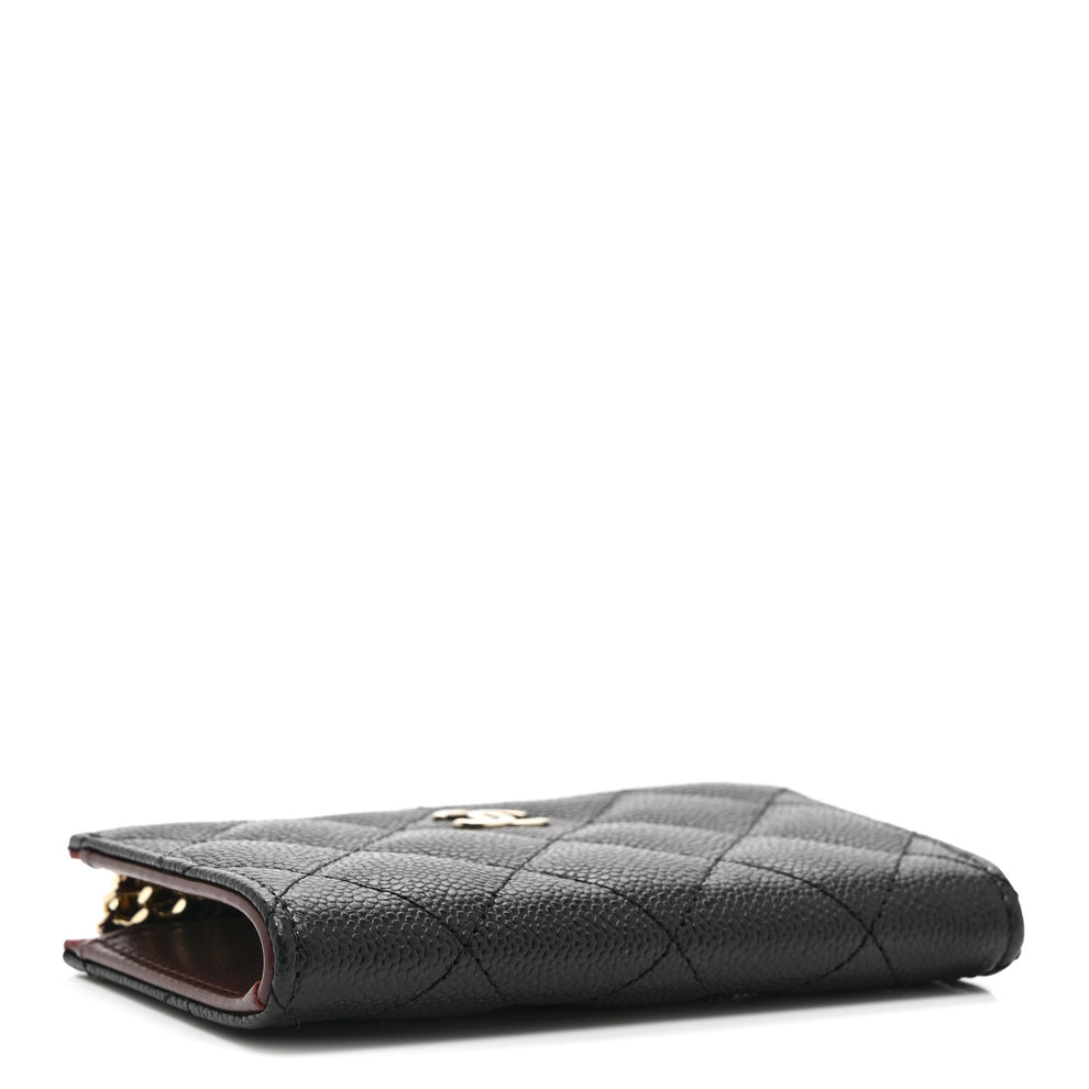 Chanel Caviar Quilted Zipped Key Holder Case Black 1870895 – FASHIONPHILE