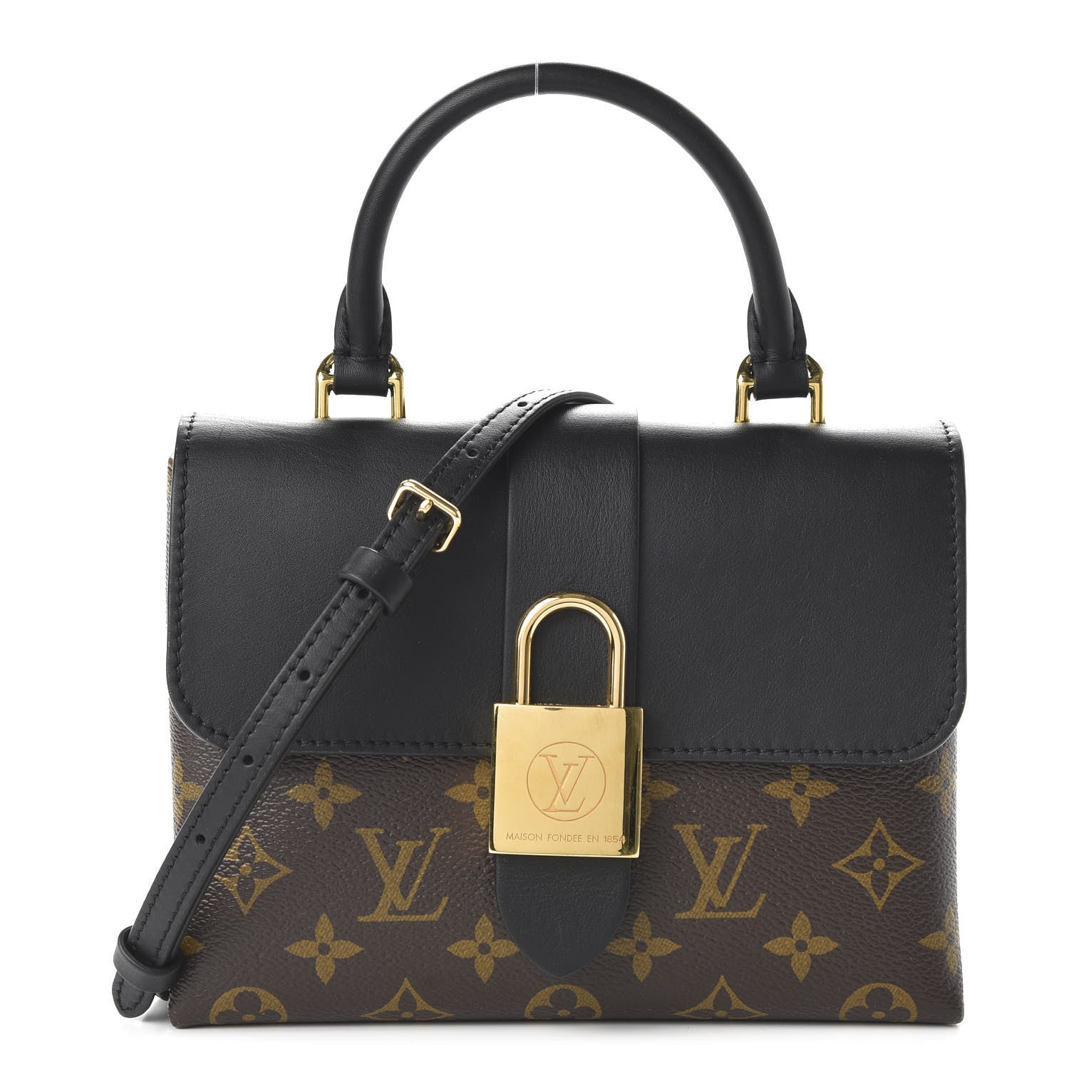 Louis Vuitton Monogram Locky BB Black 688155 – FASHIONPHILE