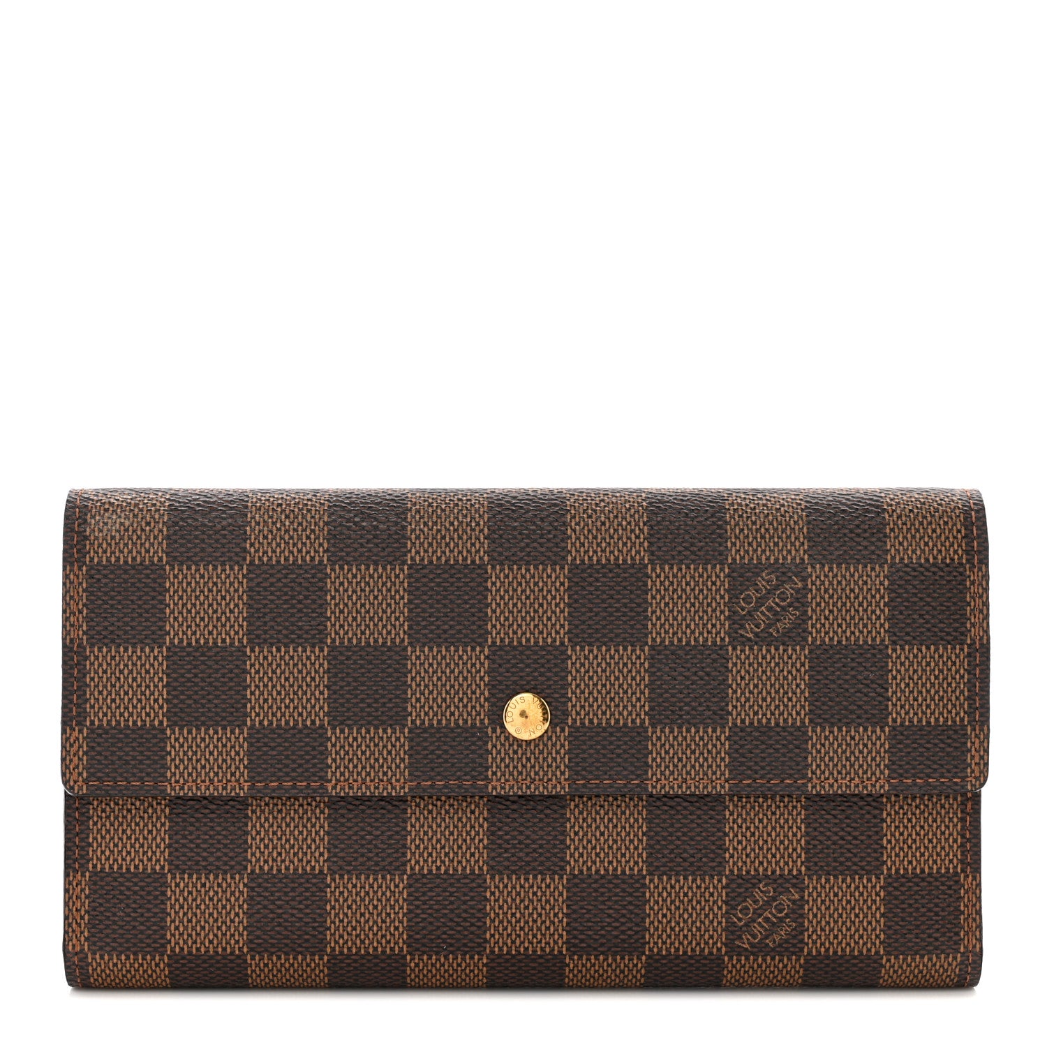 Louis Vuitton Damier Ebene Porte Tresor International Wallet 1466089 ...