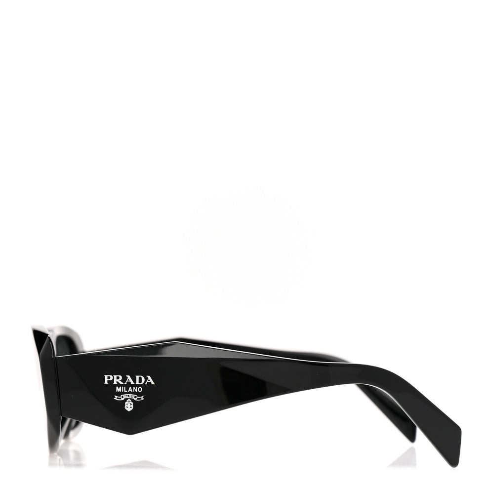 Prada Acetate Symbole Sunglasses SPR 17W Black 1787945 – FASHIONPHILE