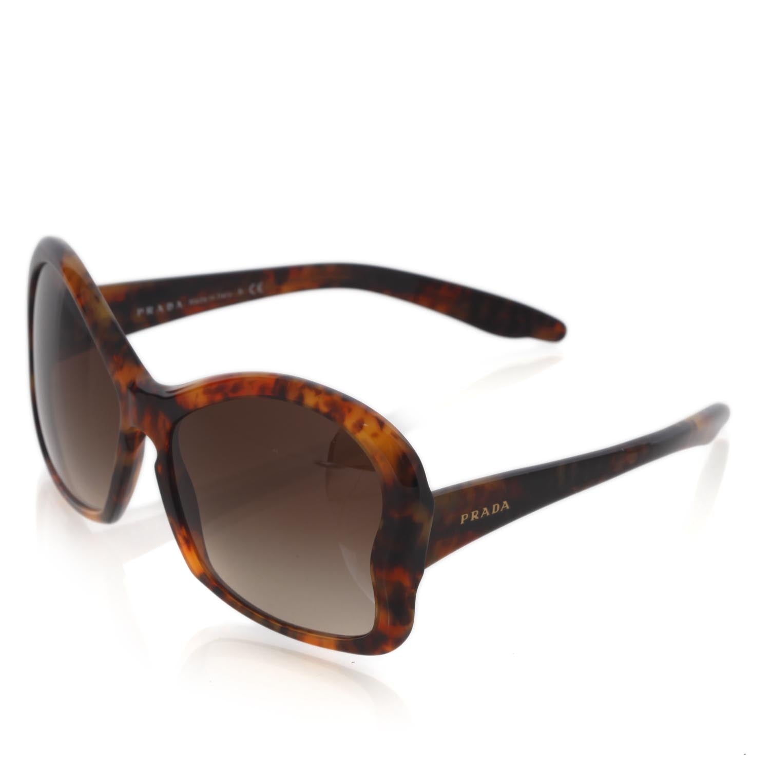 Prada Tortoise Shell Butterfly Sunglasses SPR 18I 22445 – FASHIONPHILE